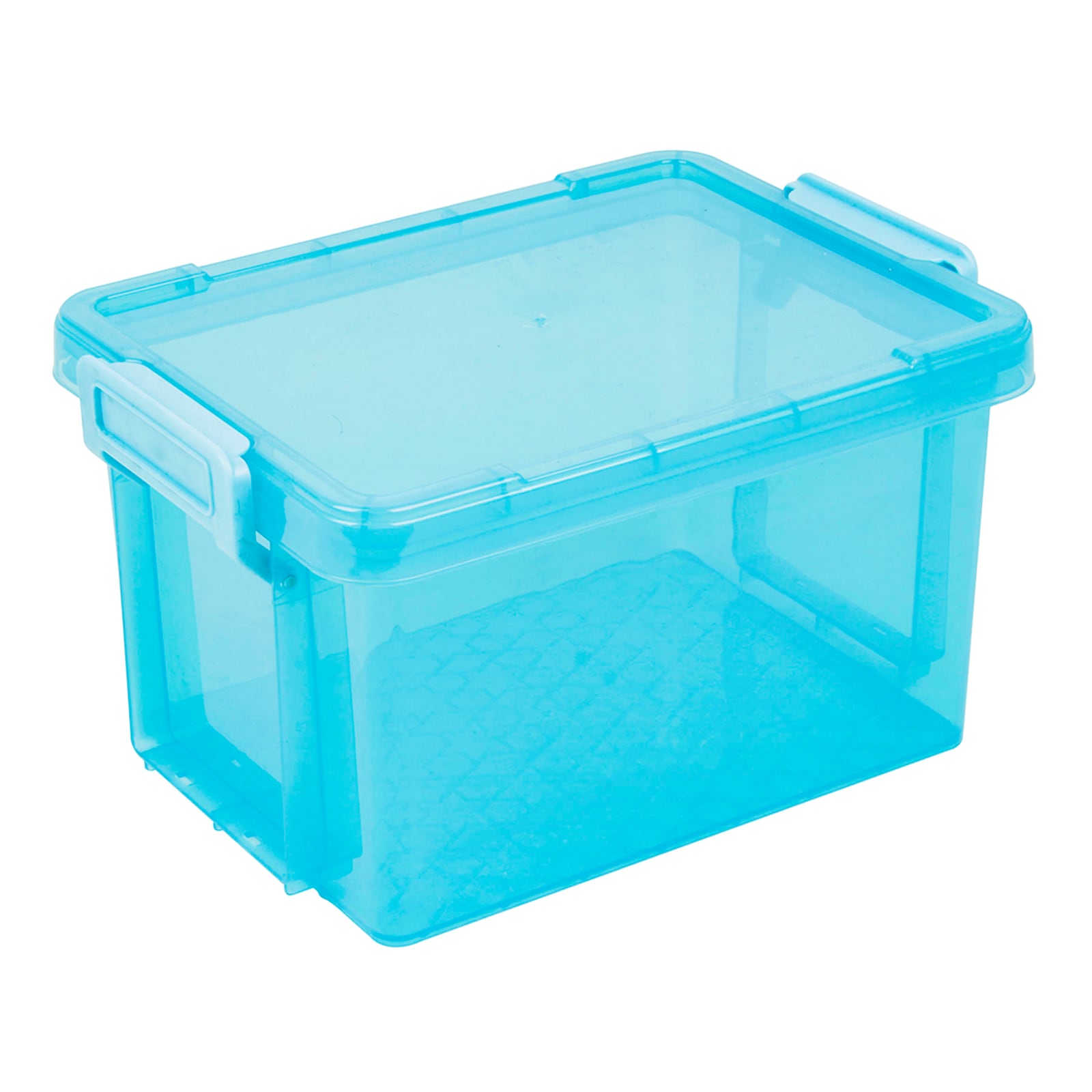 Blue Storage Box with Lid, 2.7l