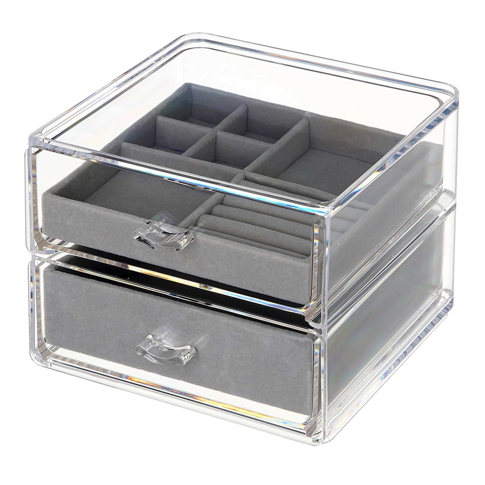 Clear Jewelry Organizer Box
