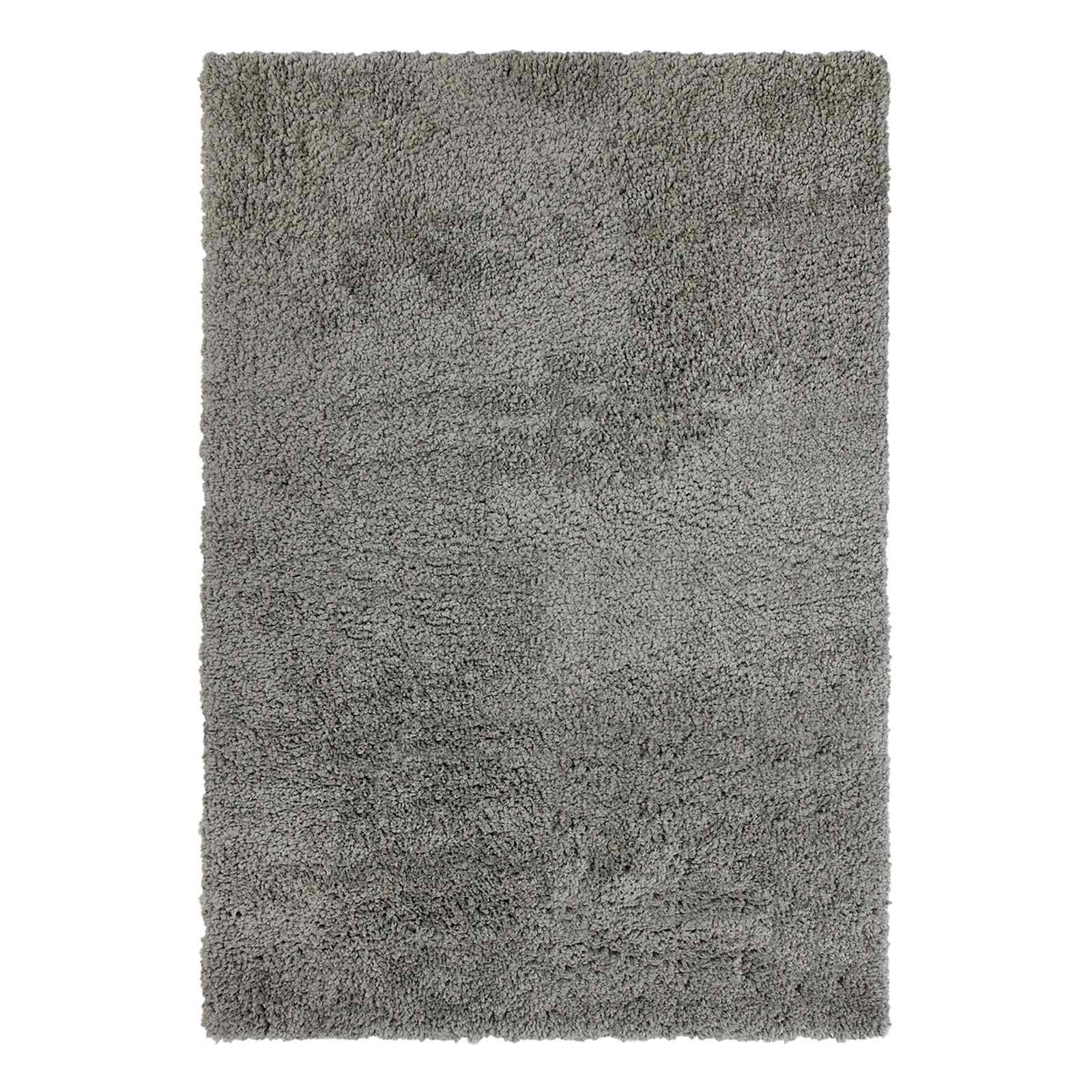 (C193) Kodiak Grey Shag Area Rug, 5x7