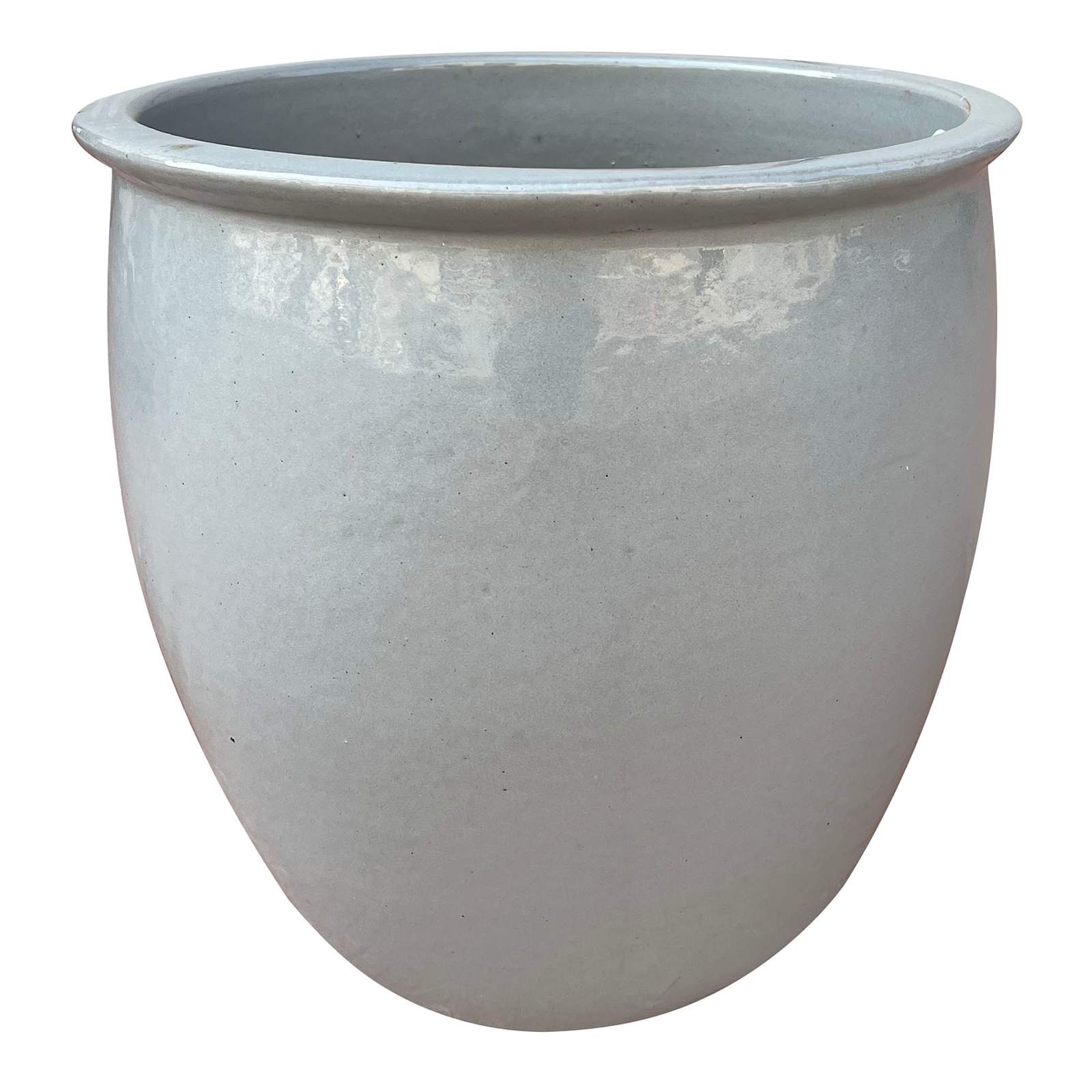 Havana Grey Ceramic Outdoor Planter, Large | At Home