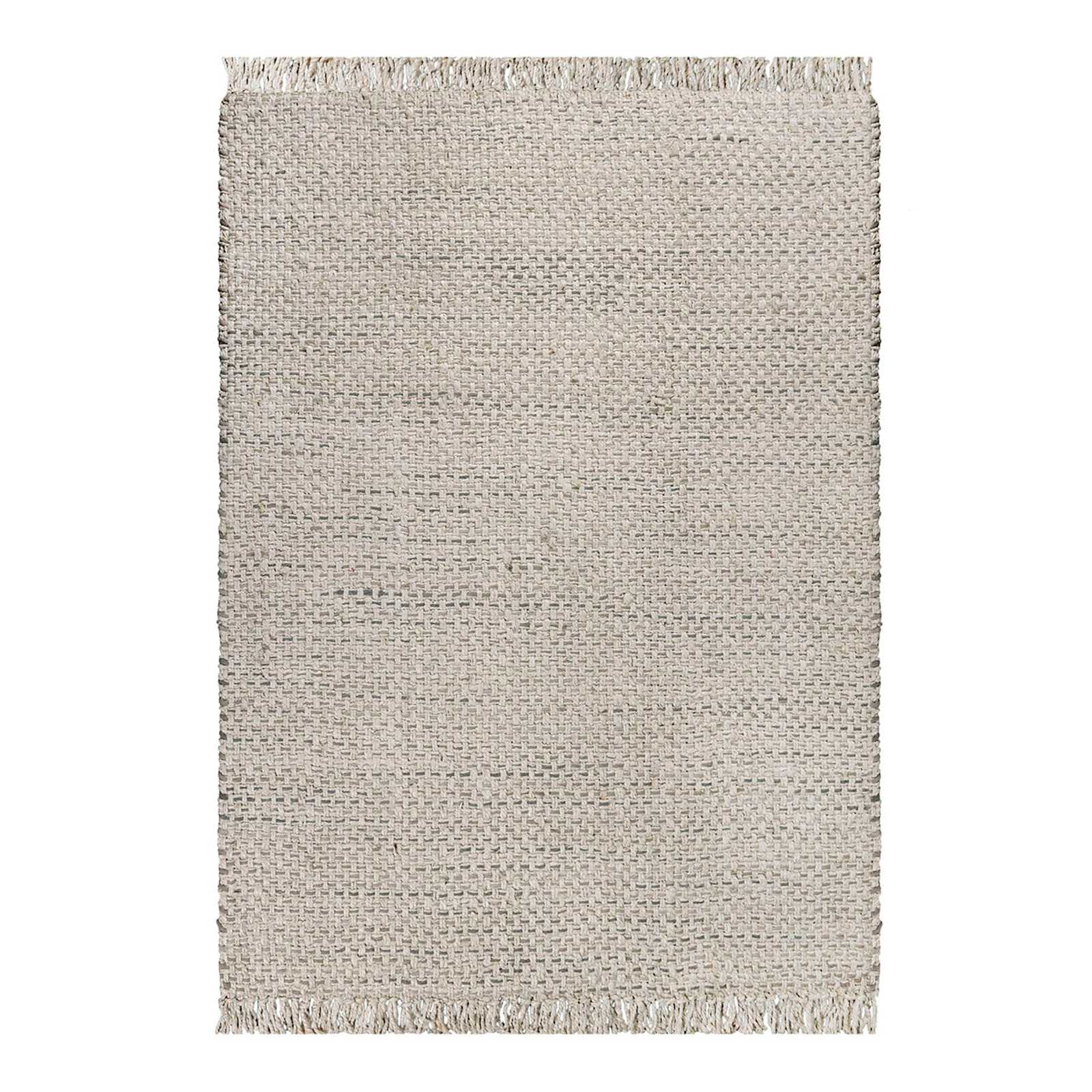 (B724) Ty Pennington Topher Neutral Flatweave Area Rug, 5x7