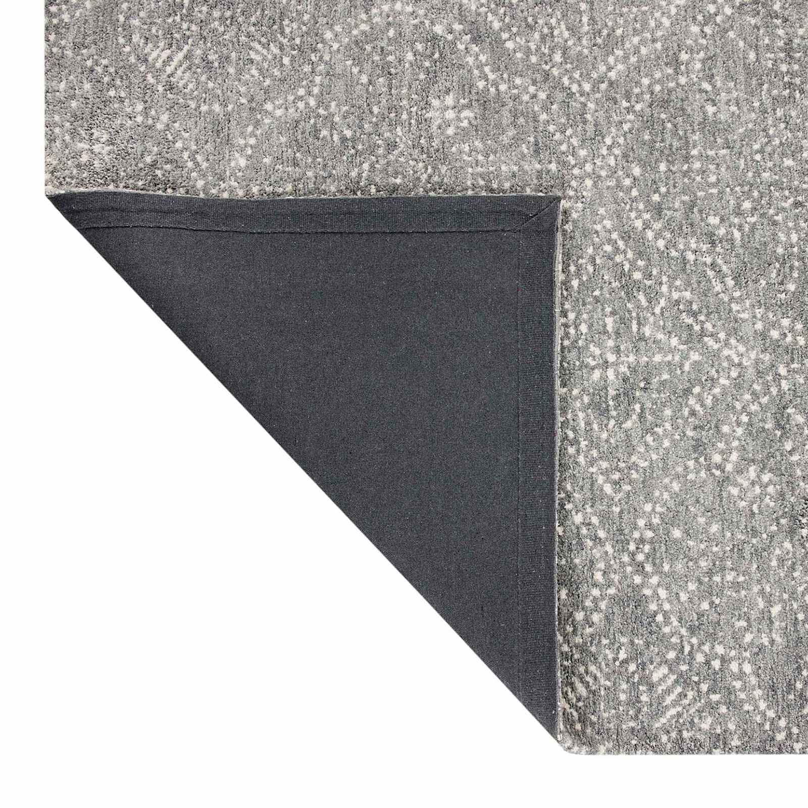 Hayne Grey Floral Shag Area Rug | At Home