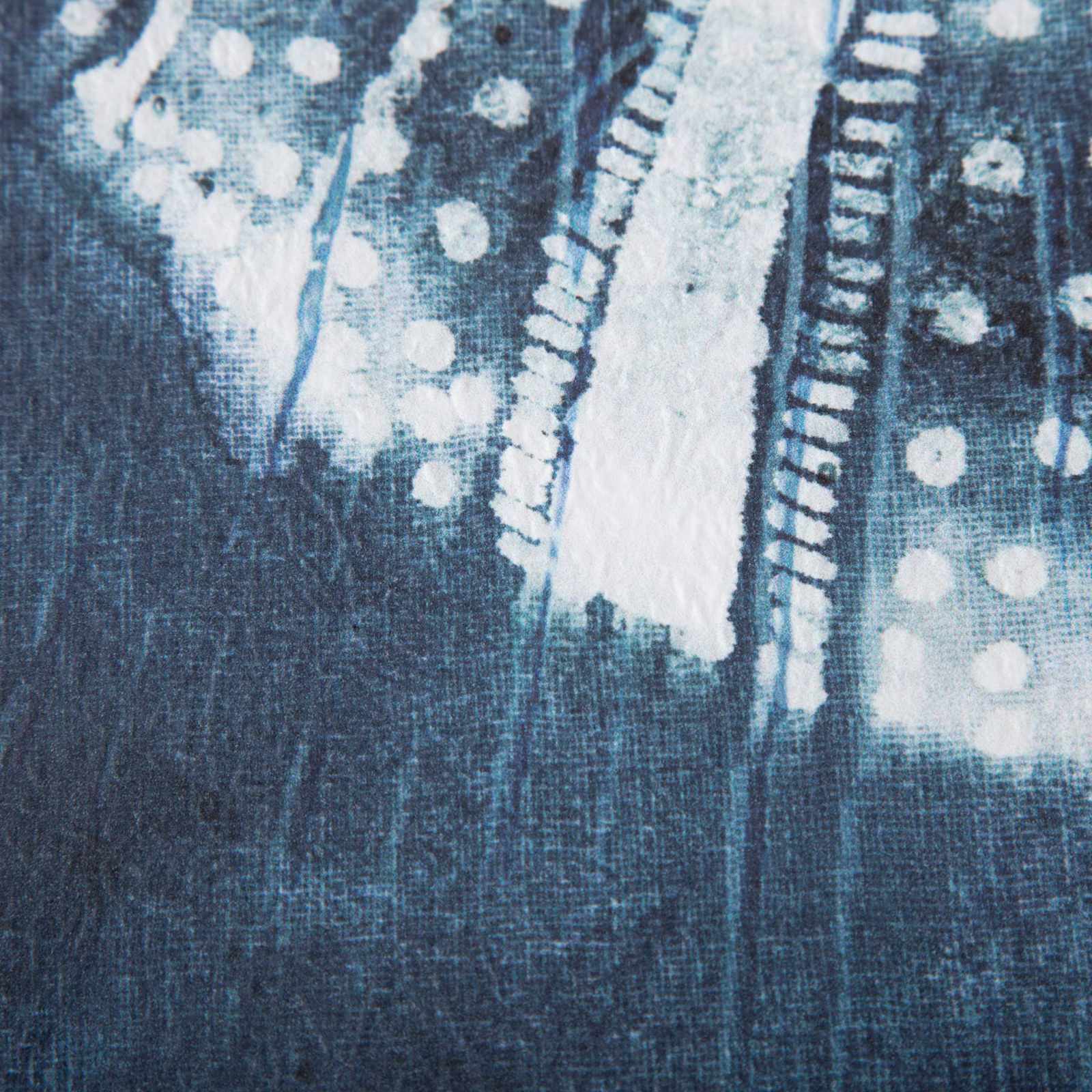 Ty Pennington Navy Blue Sea Urchin Shell Canvas Wall Art, 14"