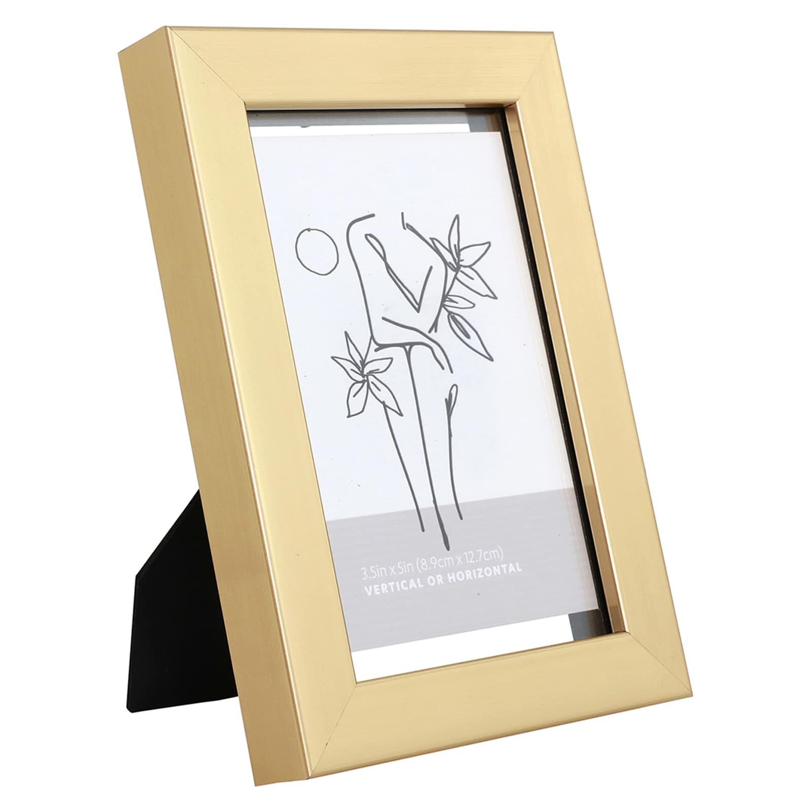 Gold Tabletop Float Picture Frame, 4x6