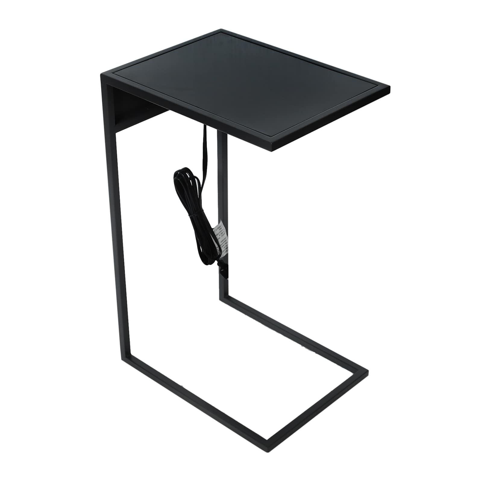 Grey Metal Usb C-Table