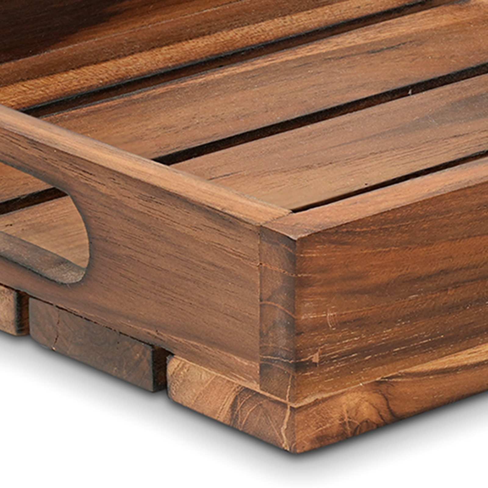 Square Wood Nesting Tray, 8"
