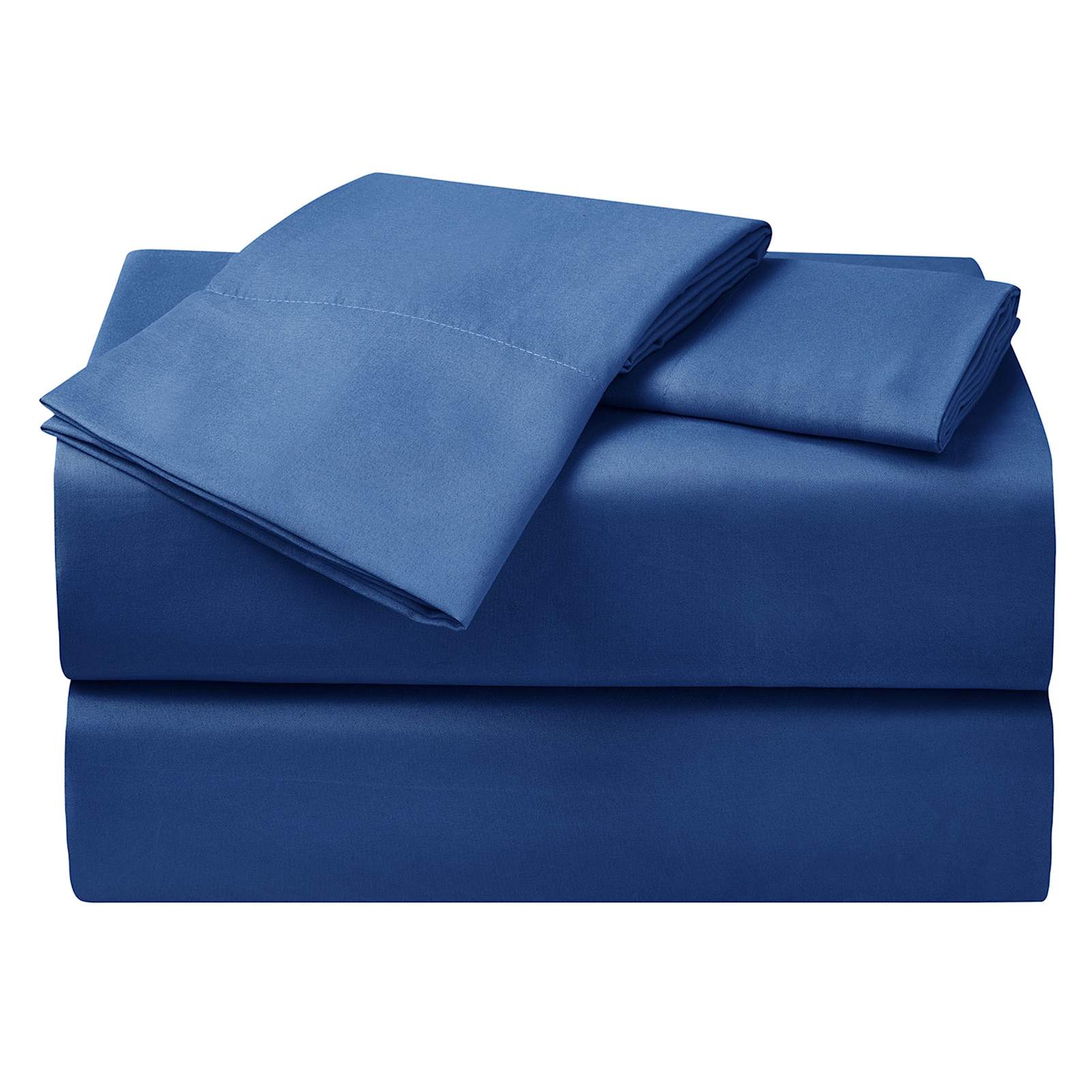 Navy Blue Microfiber Sheet Set, Twin