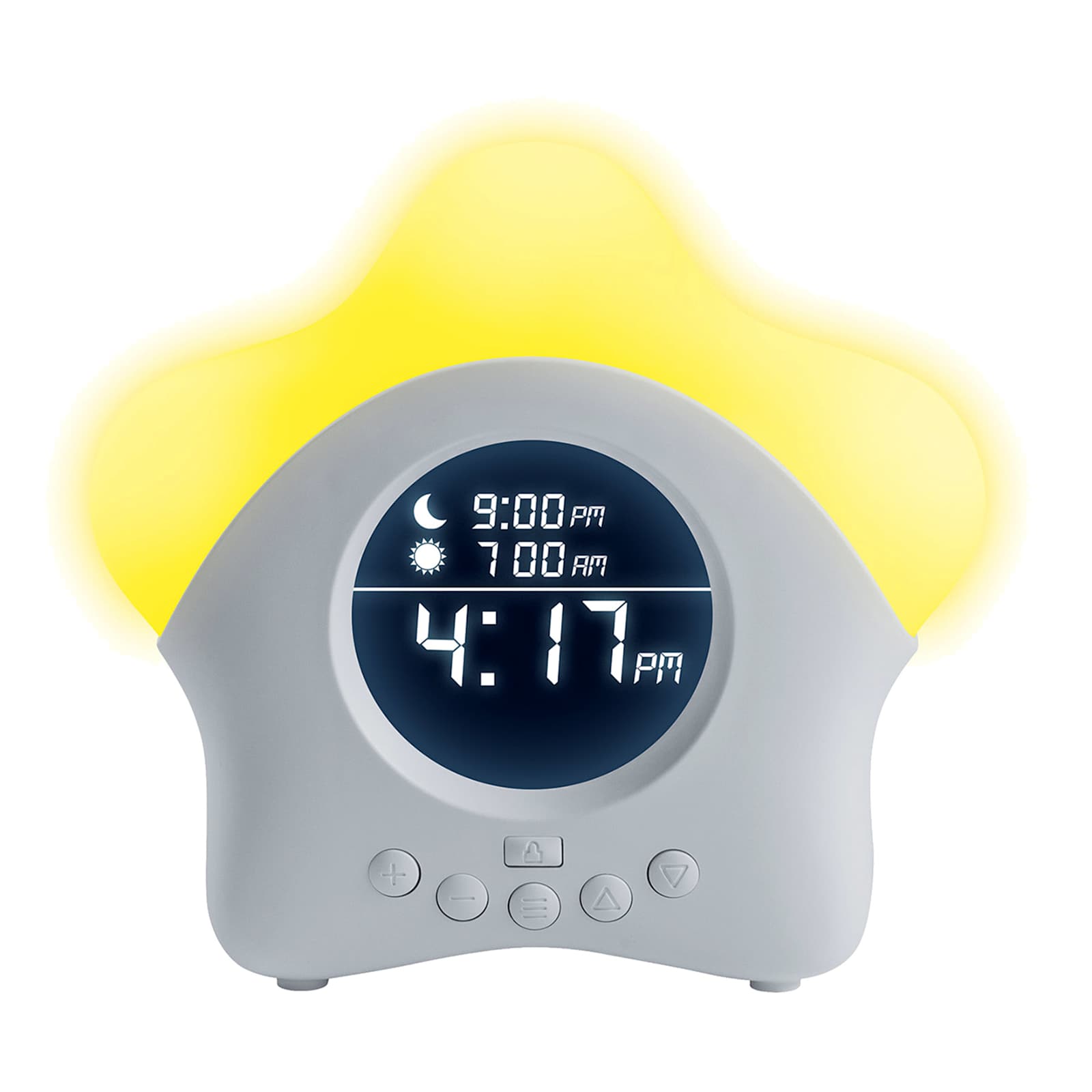 Tiny Dreamers Startime Kids Sleep Training Clock, 5"