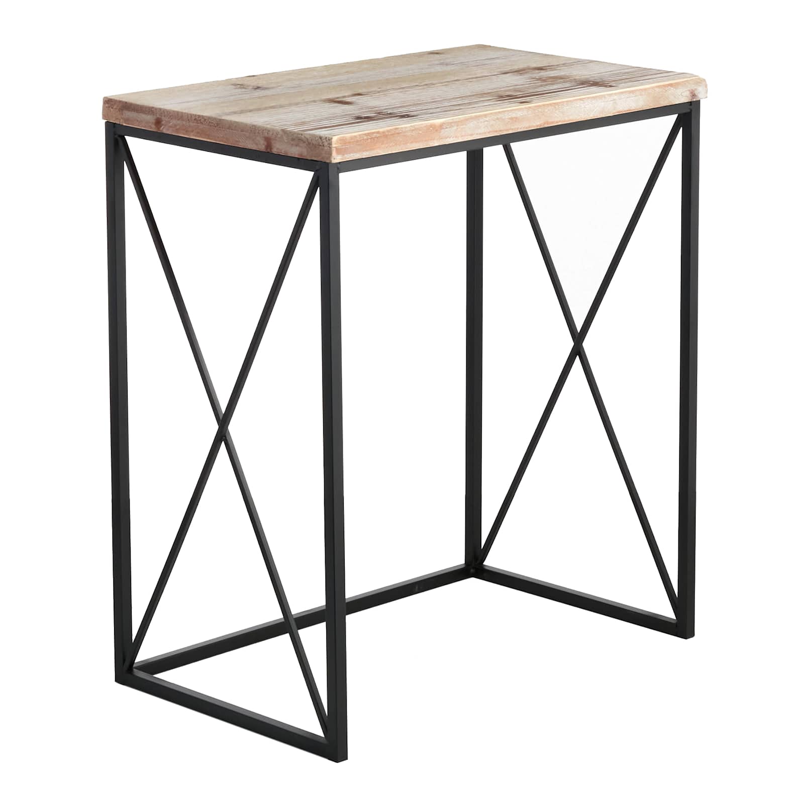 Metal X-Side Table | At Home