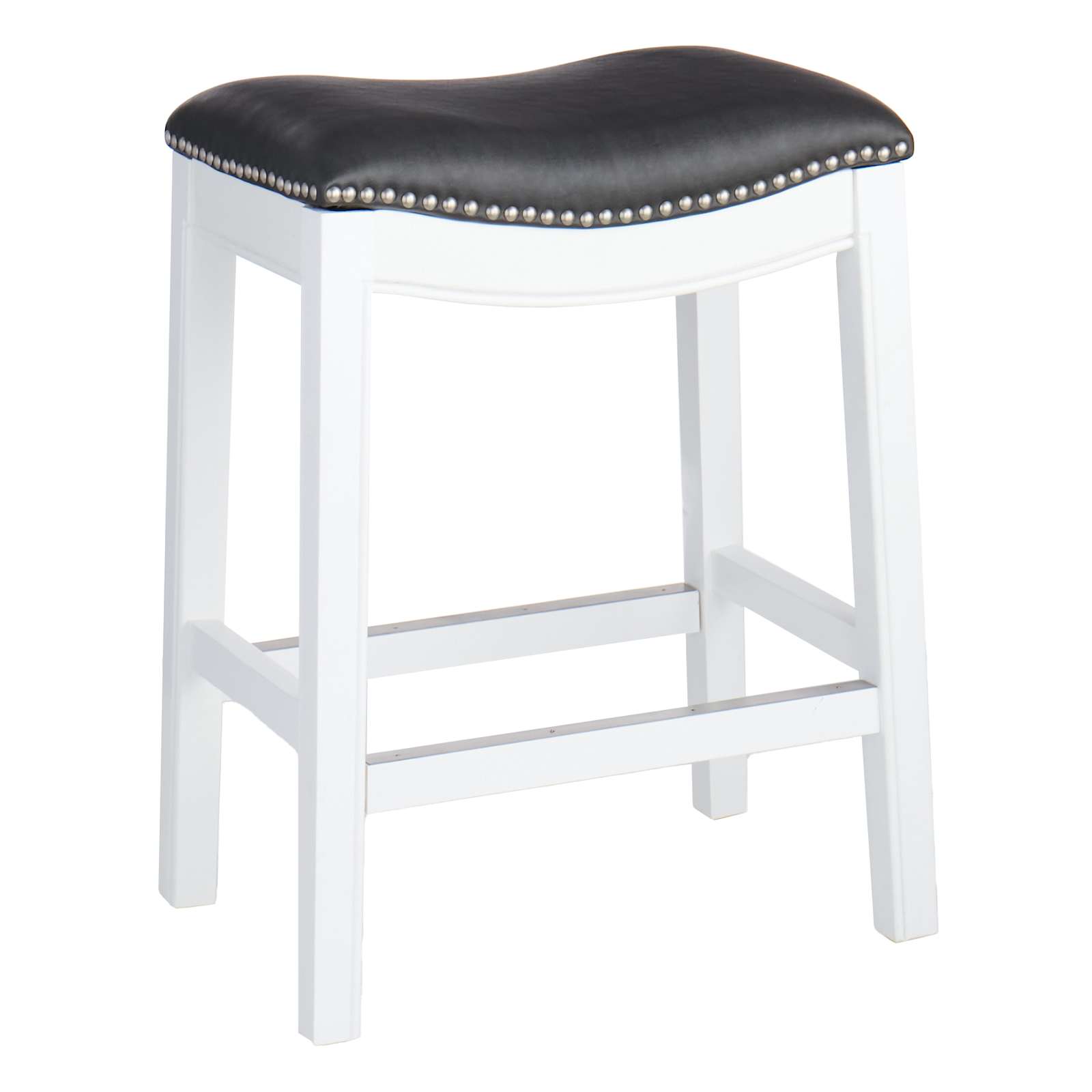 Providence Rylan Backless Counter Stool White | Backless Counter Stool | At Home