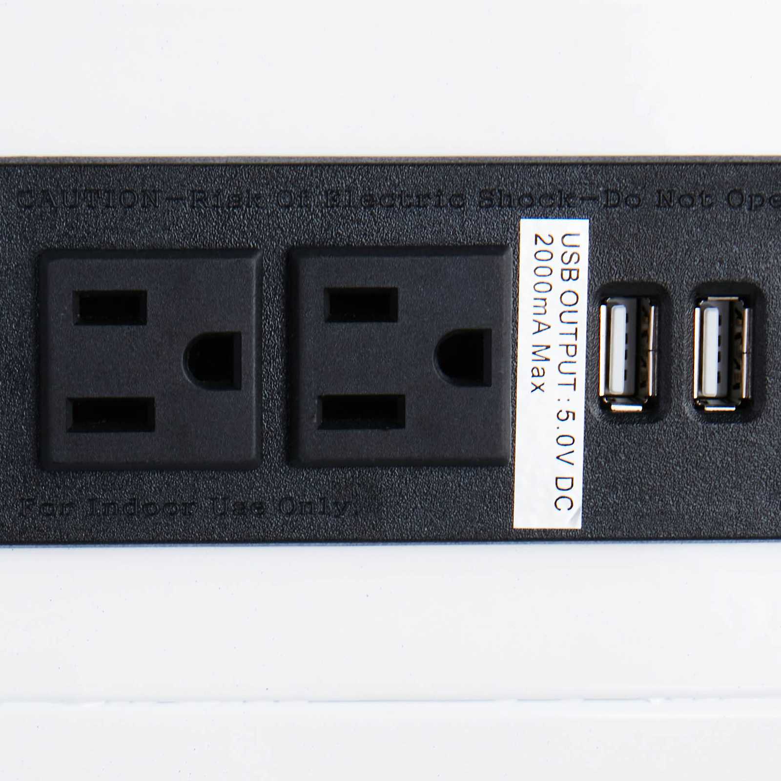 White & Metal USB C-Table | At Home