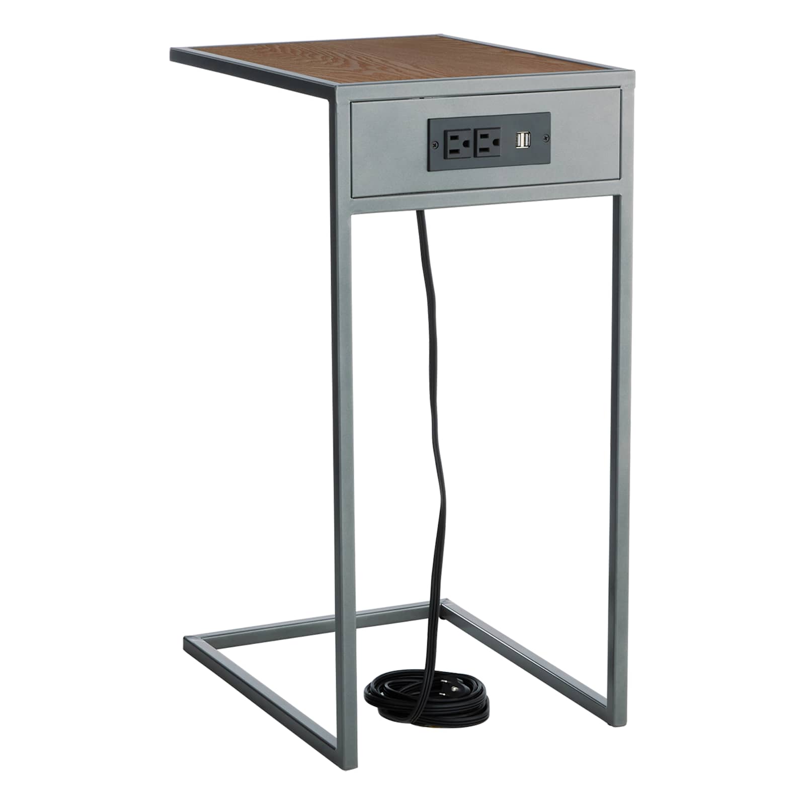 Wood & Metal USB C-Table | At Home