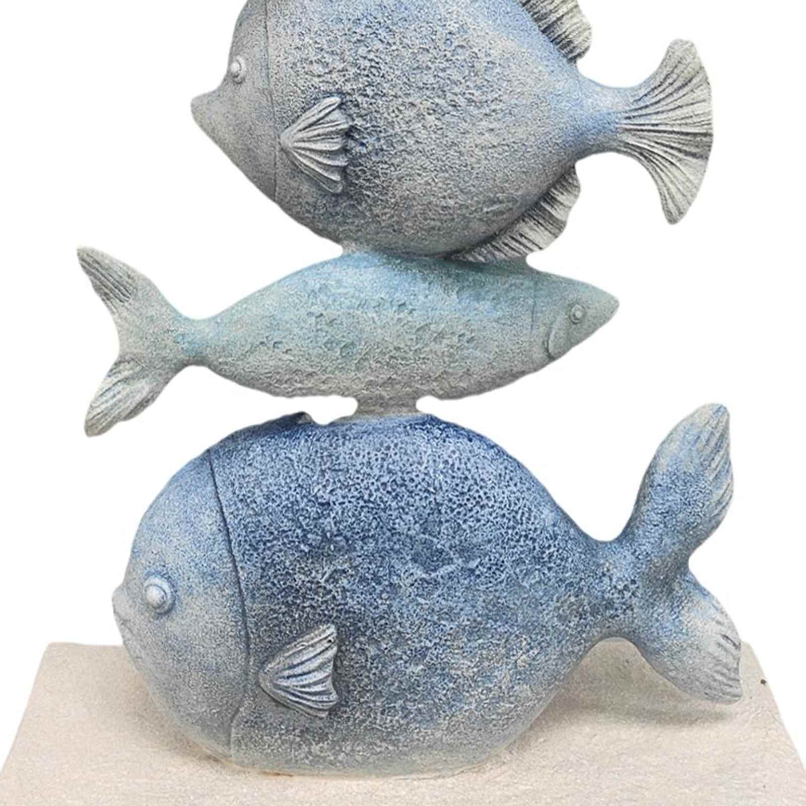 Ty Pennington Fish Stack Outdoor Garden Statue | At Home