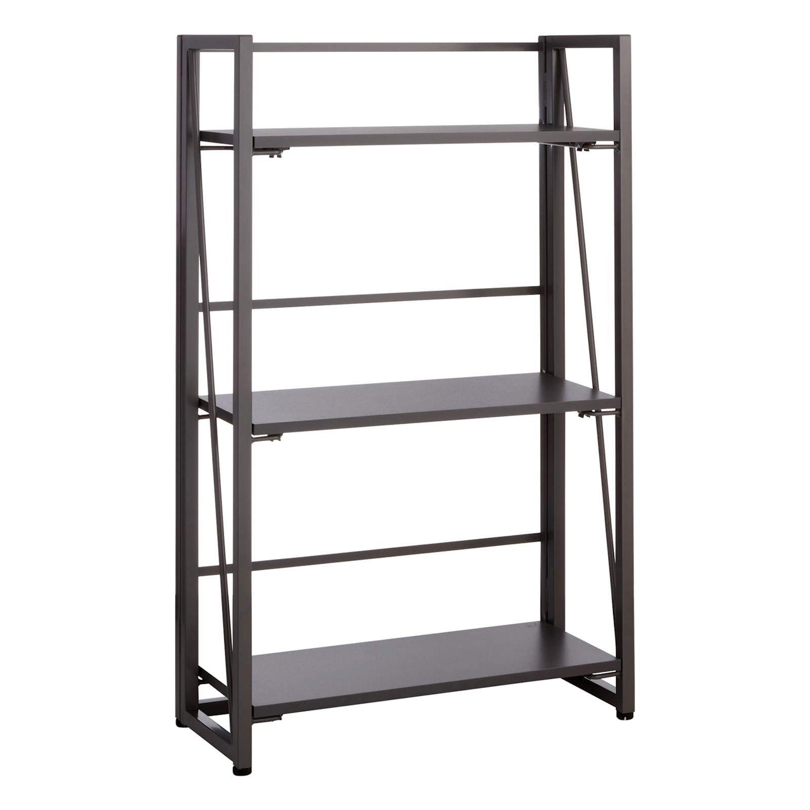 3-Tier Vienna Folding Bookshelf, Grey