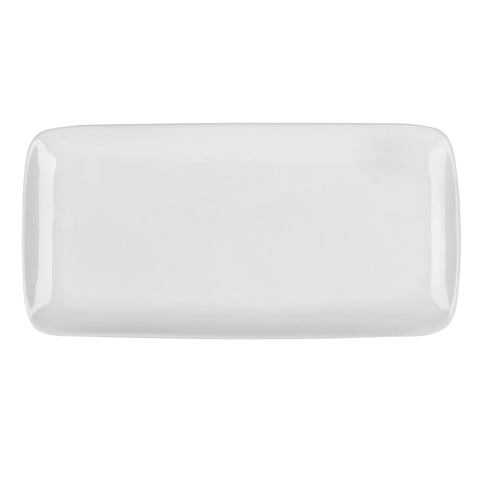White Porcelain Rectangle Platter, 16"