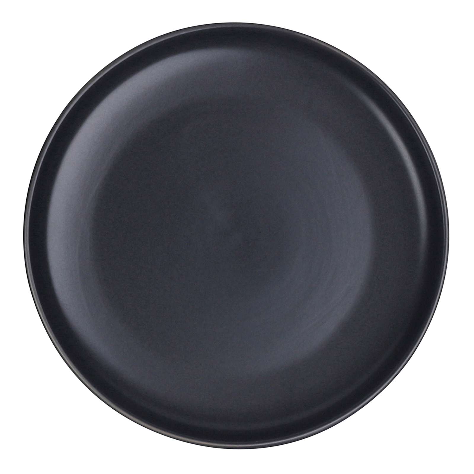 Set of 4 Stackable Cool Grey Salad Plates, 7.75"