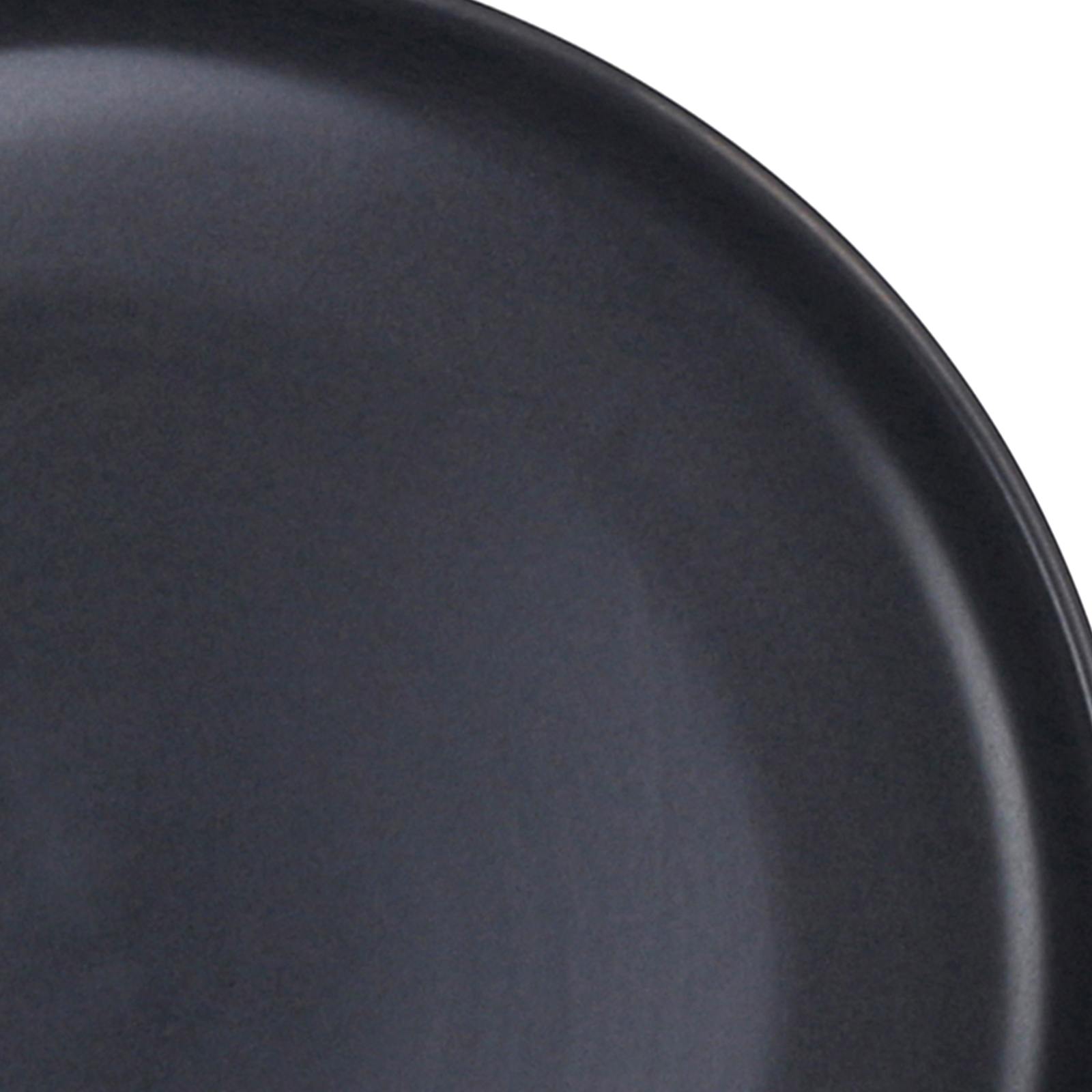 Set of 4 Stackable Cool Grey Salad Plates, 7.75"