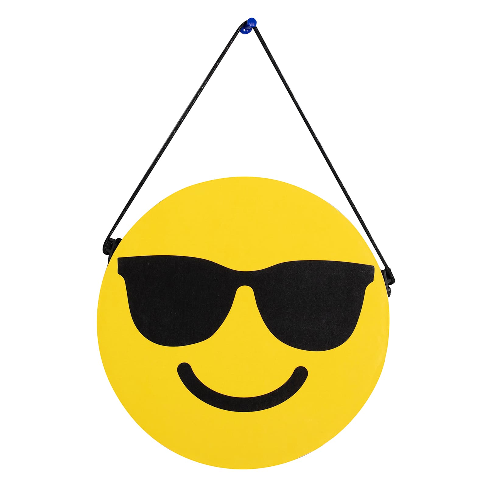 Hanging Reversible Emoji Wall Art, 8"