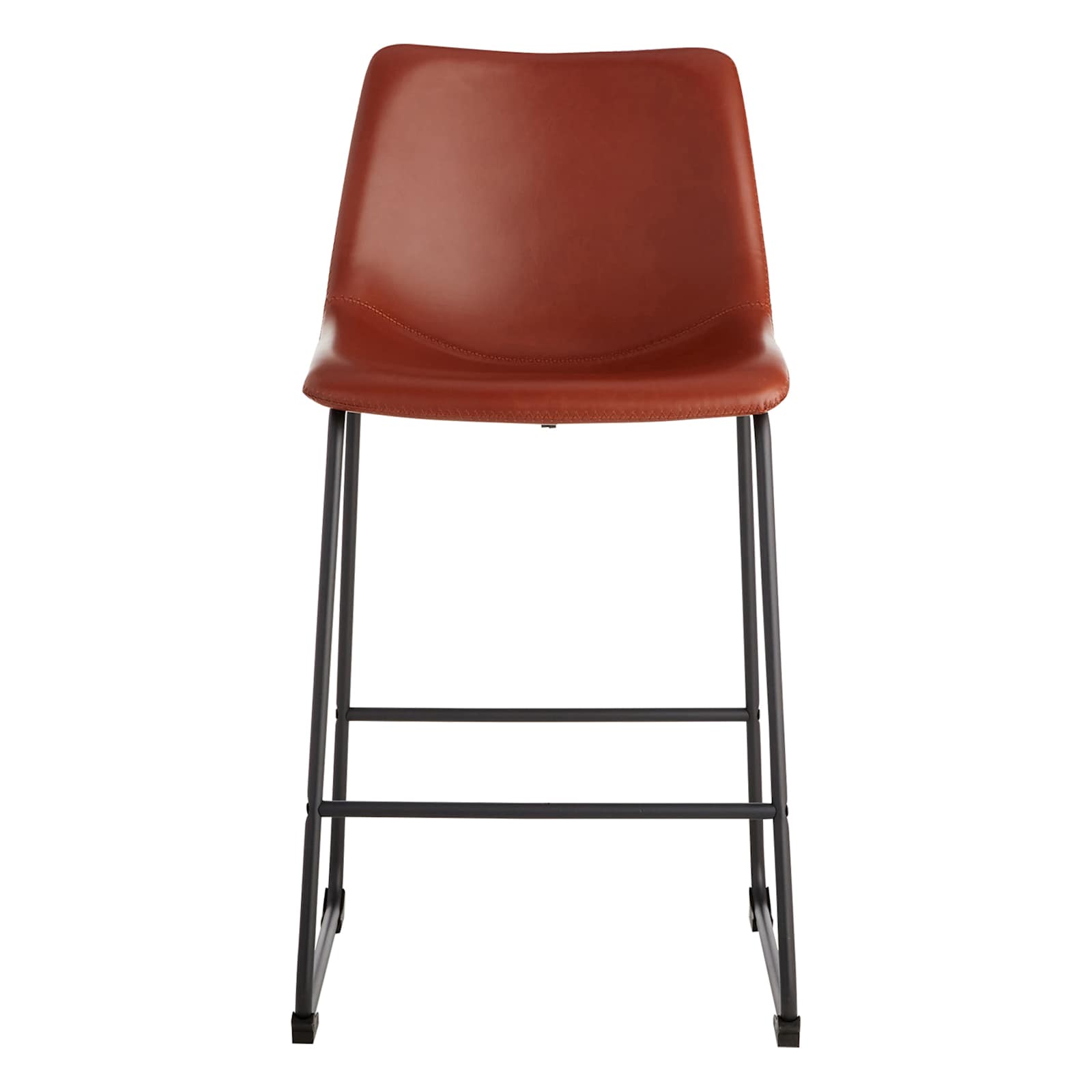 Crosby St. Drake Counter Stool Cognac | Cognac Counter Stool | At Home