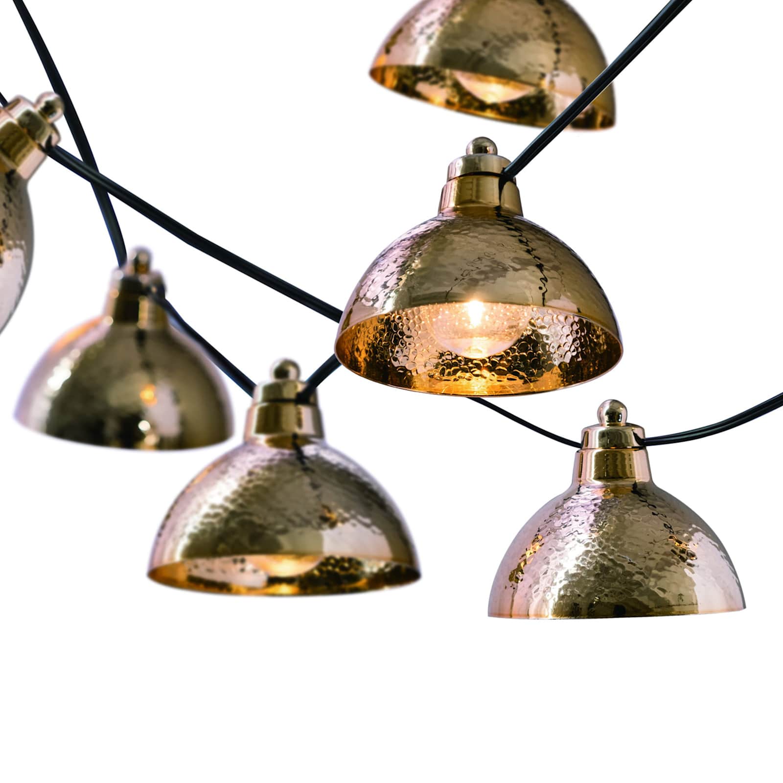 10-Count Metal Lantern String Light Set - Lighting | At Home