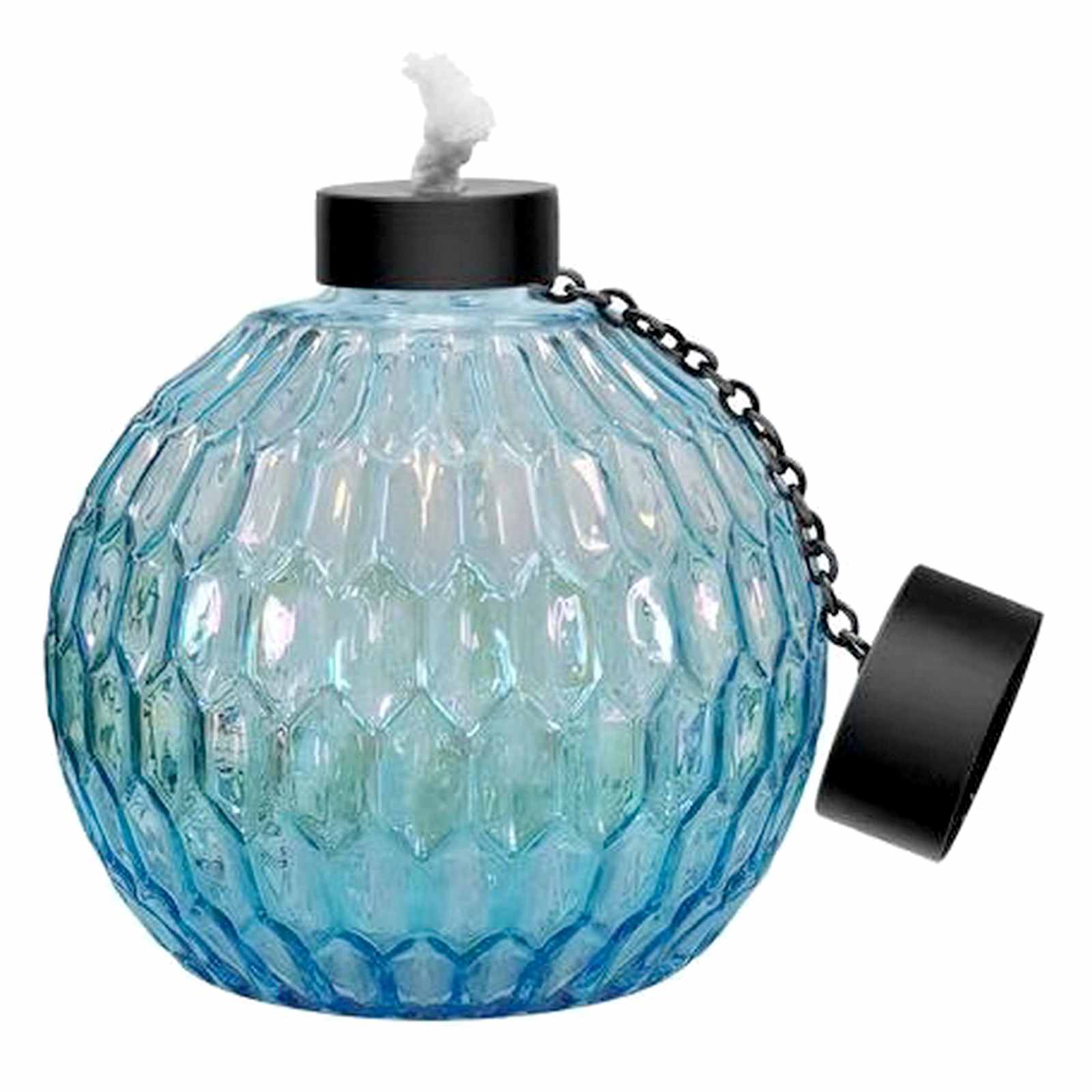 Blue Glass Table Torch, 5" | At Home