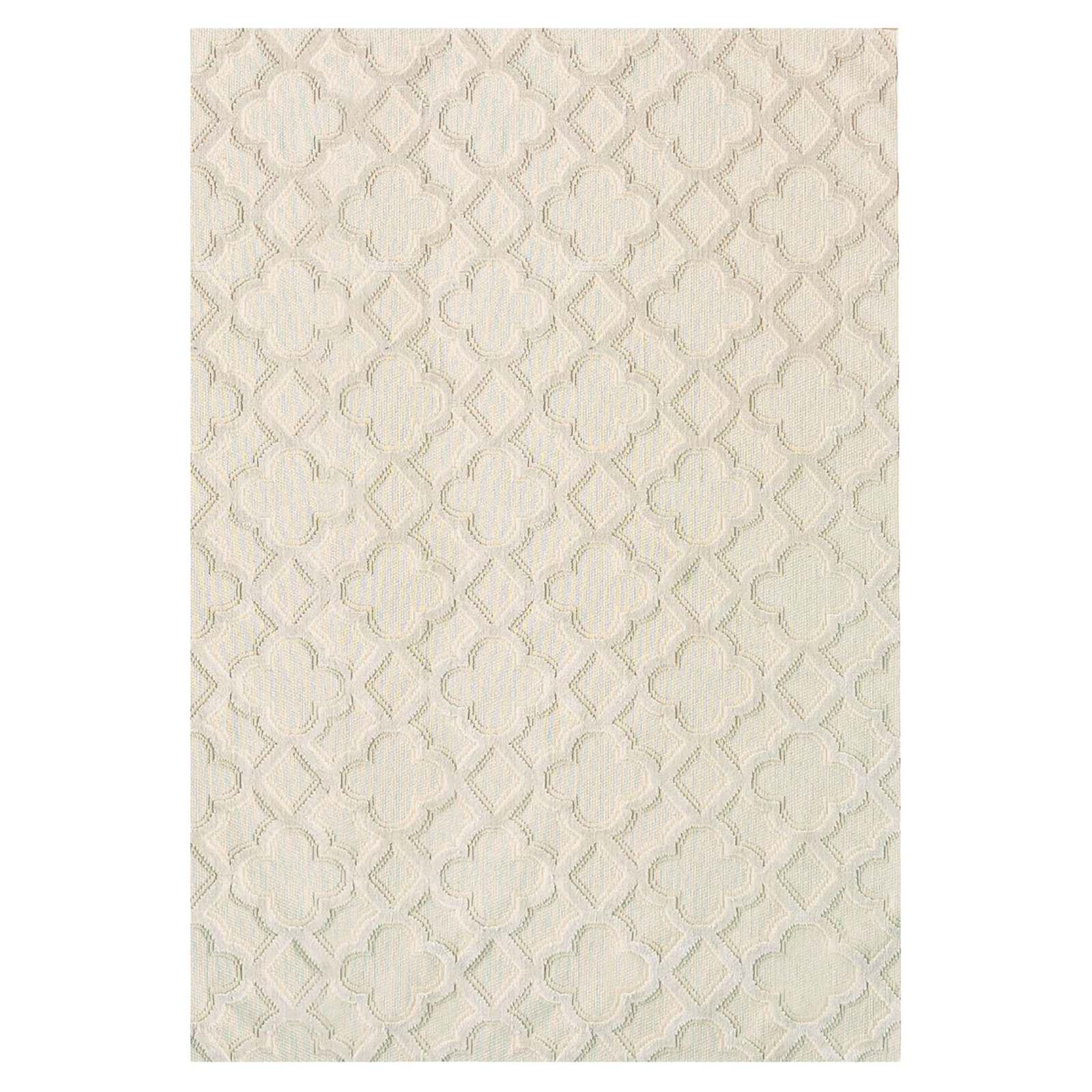 (A515) Providence Zenith Neutral Trellis Area Rug, 5x7