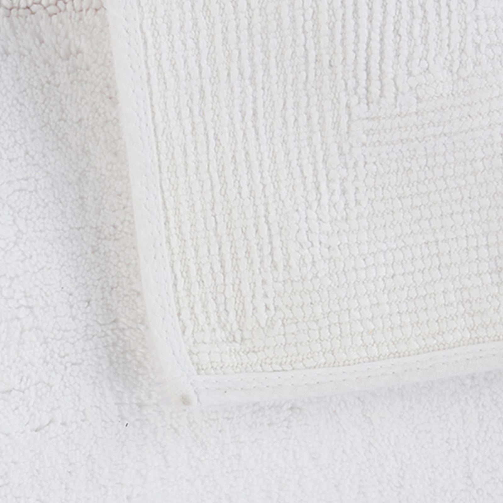 Honeybloom Racetrack White Bath Rug 20x30 | At Home