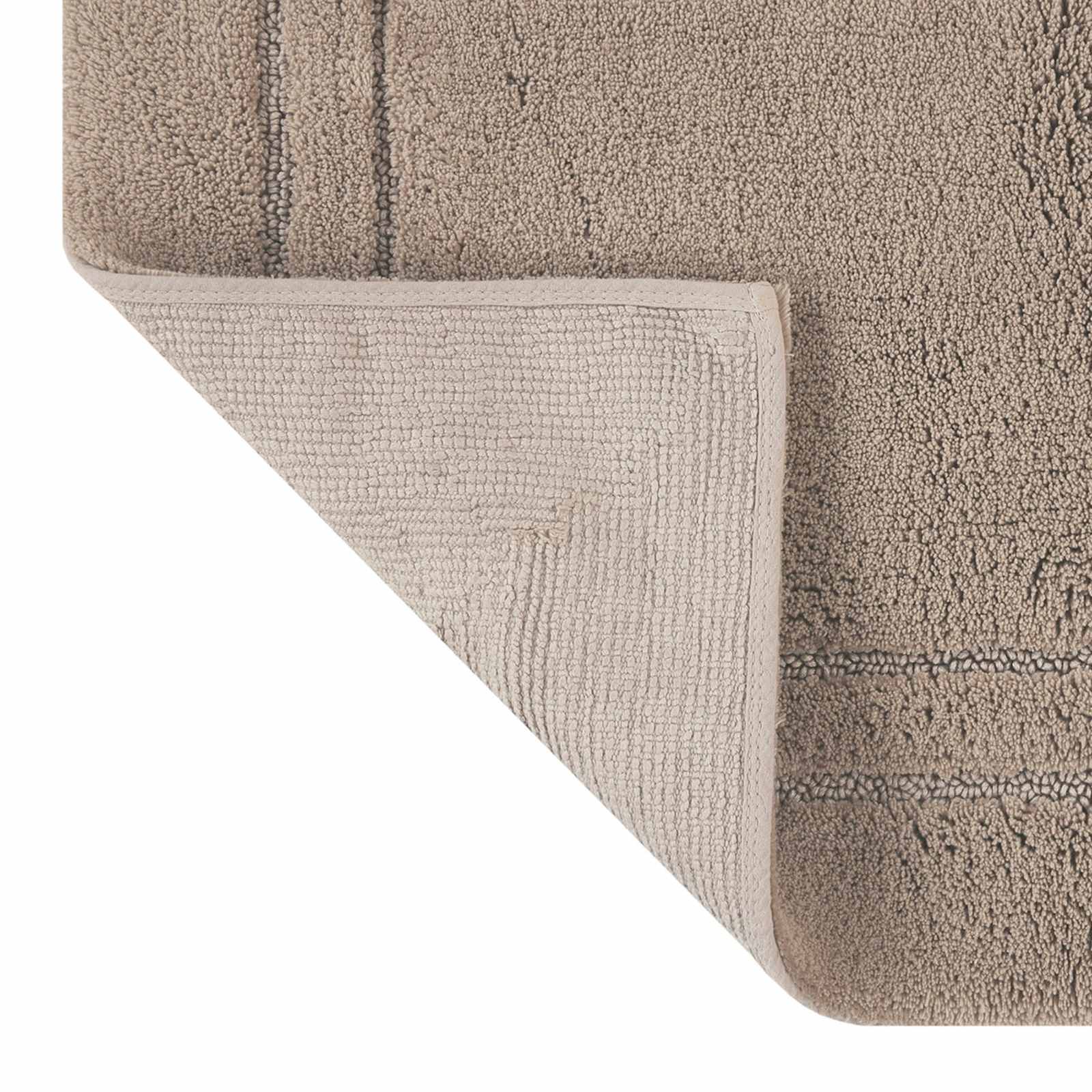 Honeybloom Racetrack Stone Bath Rug, 17x24