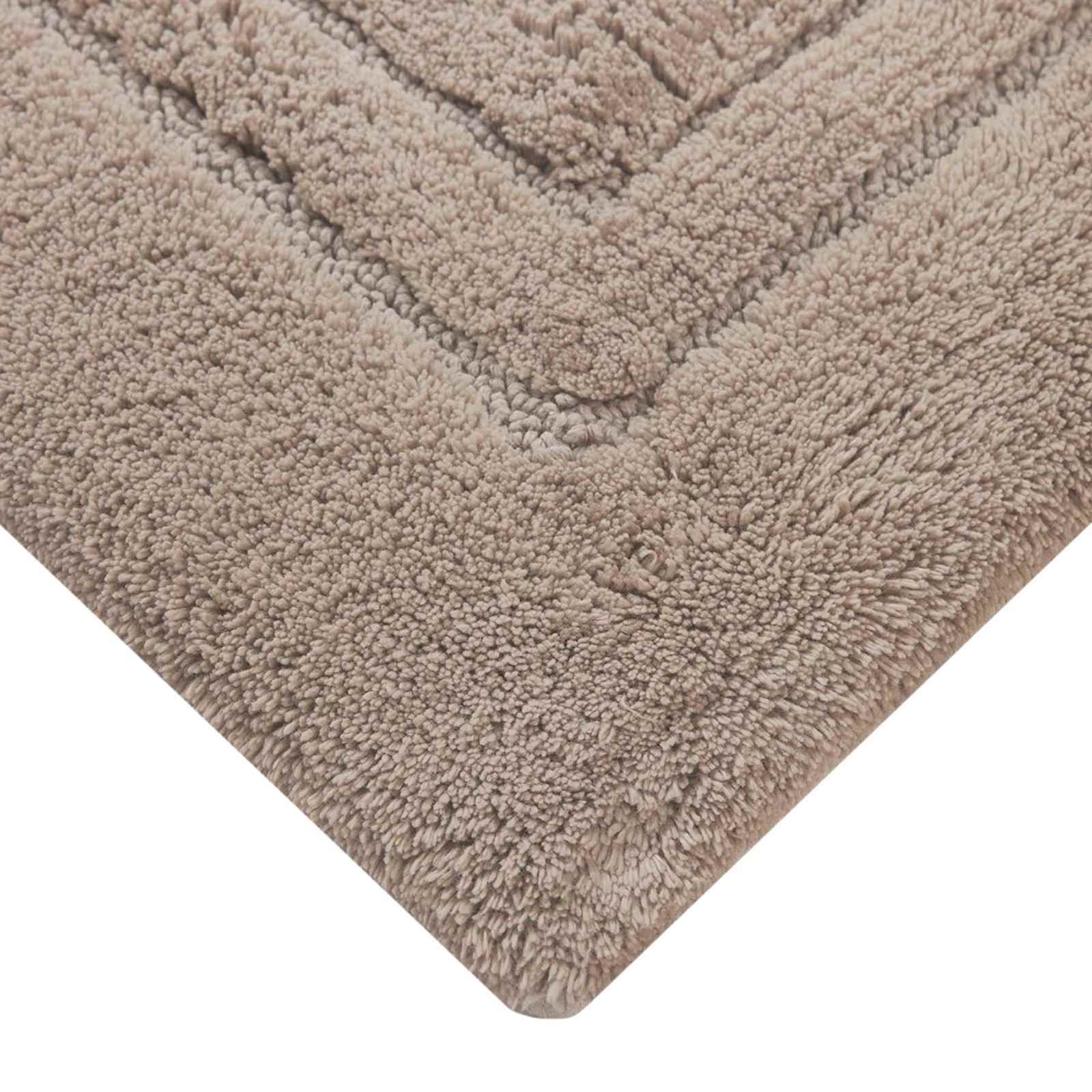 Honeybloom Racetrack Stone Bath Rug, 17x24