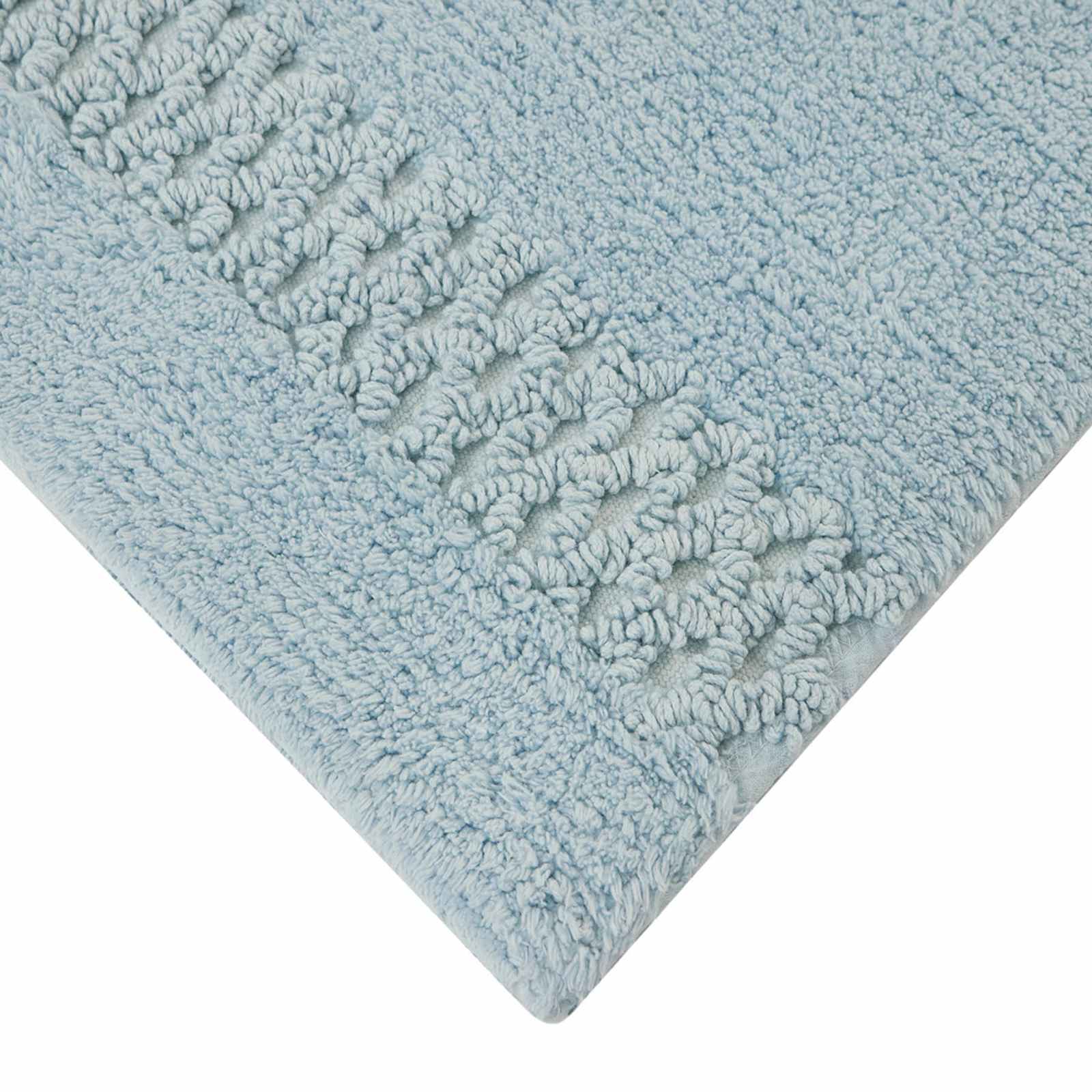 Providence Reversible Light Blue Bath Rug, 17x24