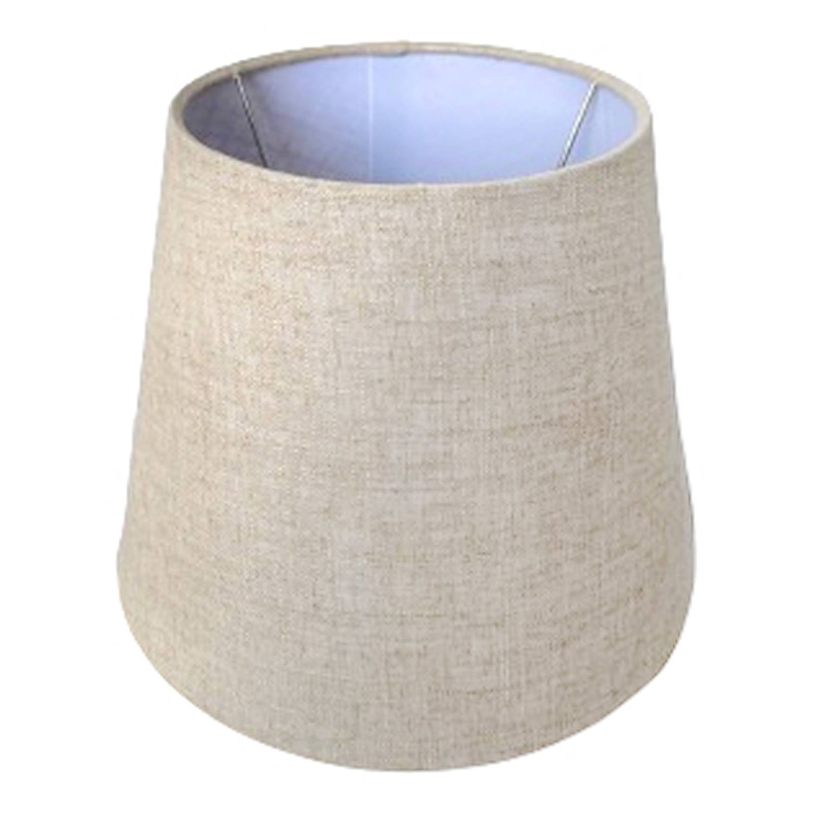 Light Tan Tapered Drum Small Table Lamp Shade, 7x10x8
