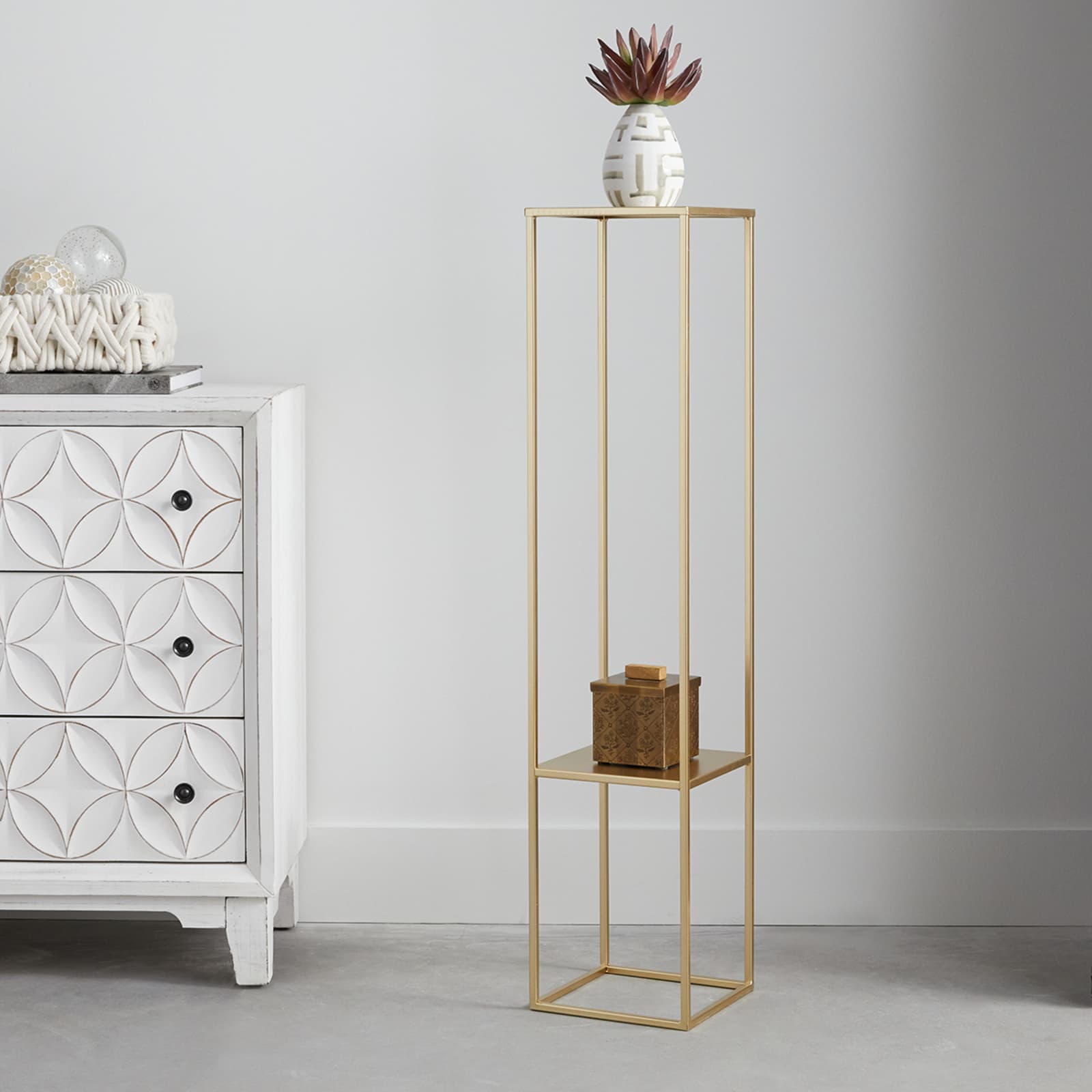 Gold Metal Riser, 40"