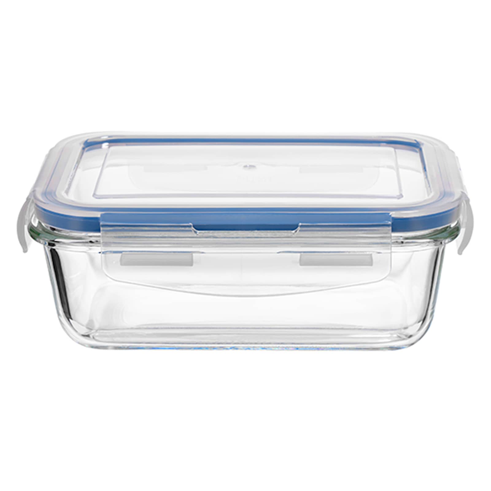 6-Piece Rectangle Glass Food Storage Set with Locking Lids