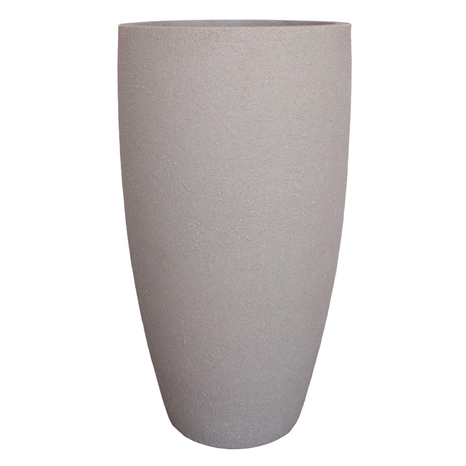 Japi Slim Sandstone Conic Outdoor Planter, Medium | At Home