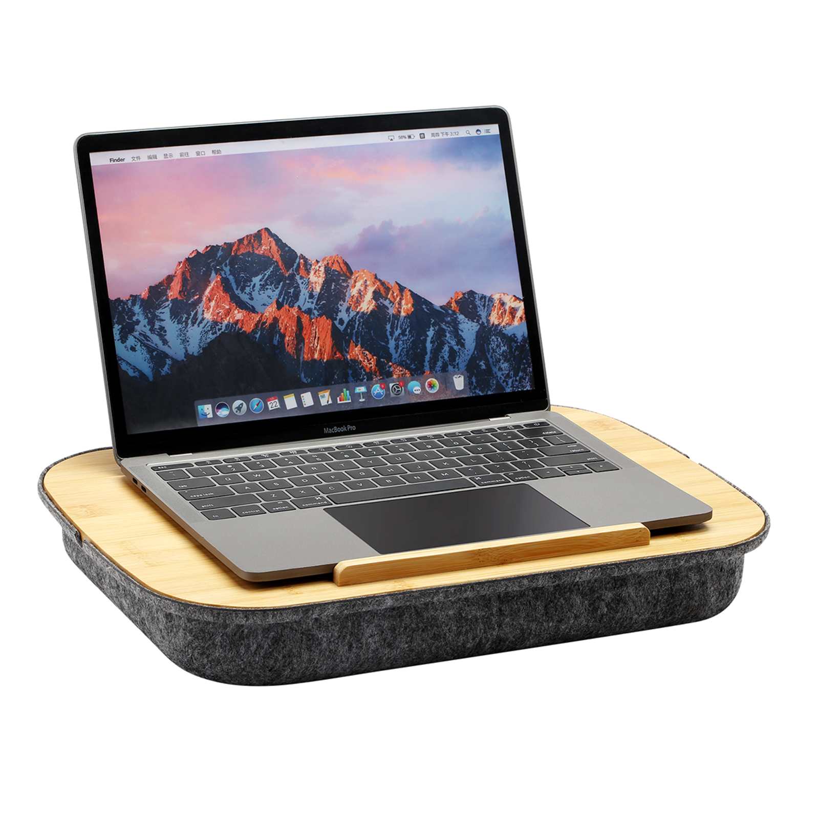 Bamboo & Felt Lap Desk