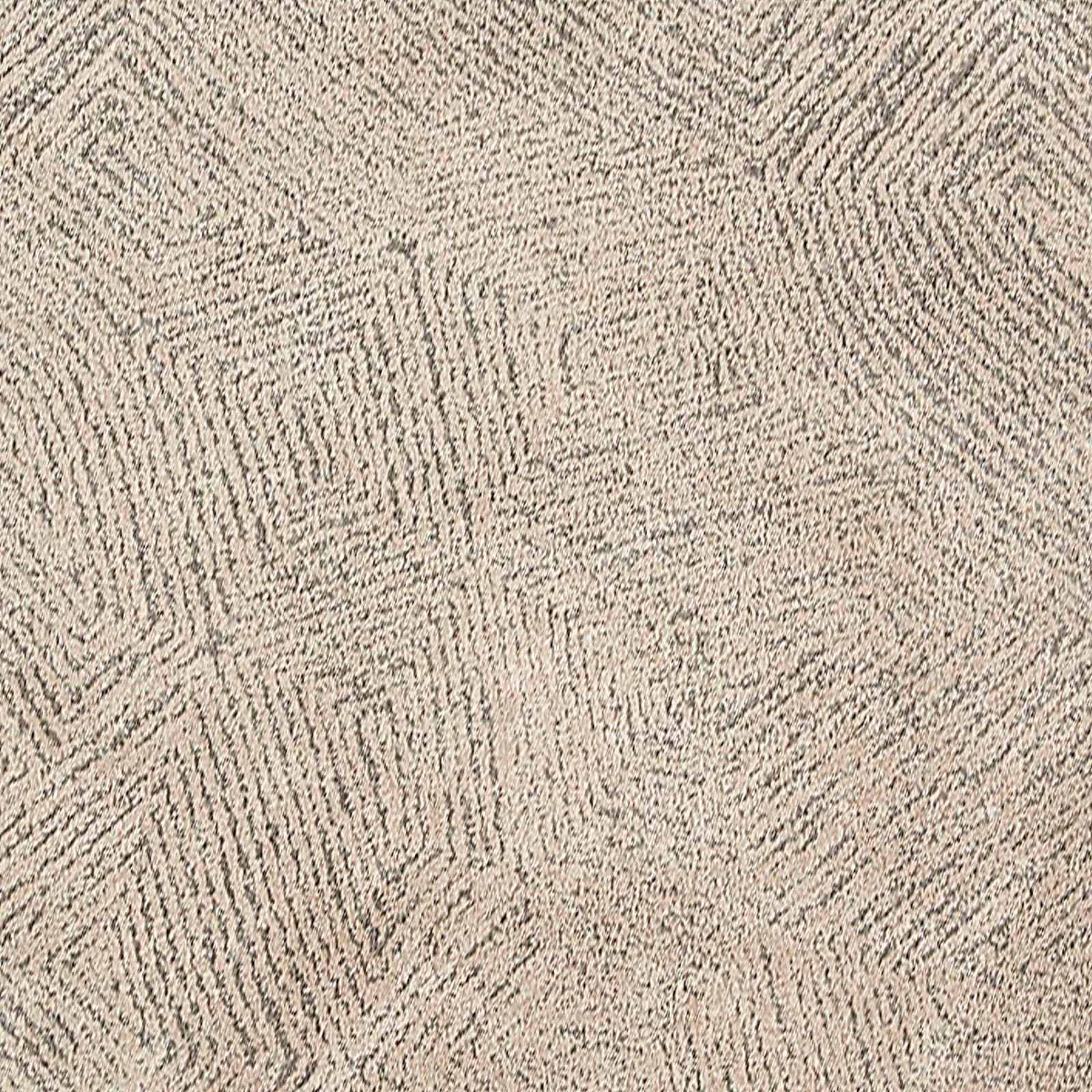 (B886) Boulder Tan & Brown Geometric Area Rug, 8x10