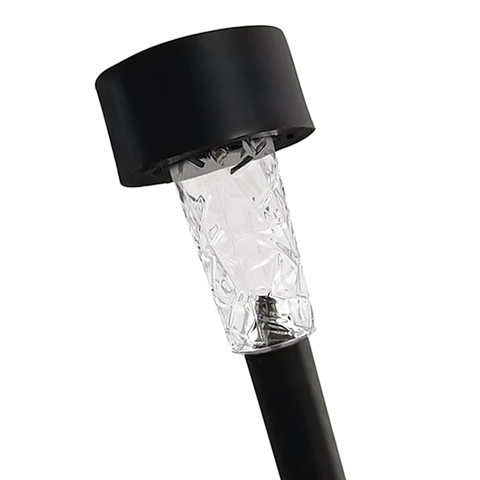 Black Metal Rocket Solar Pathway Light | At Home