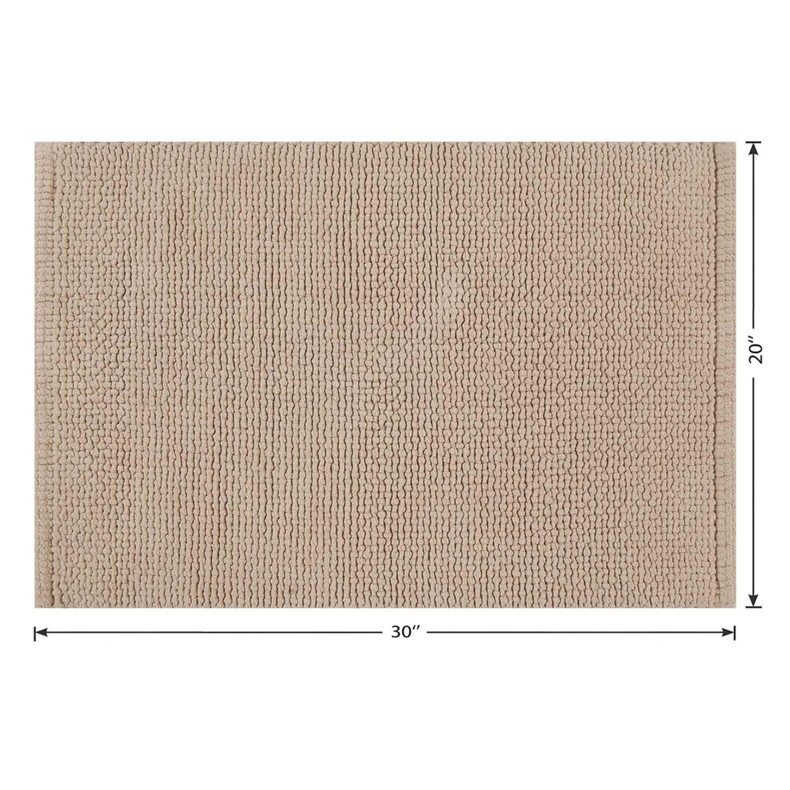 Braided Grey Bath Rug, 20x30 | At Home