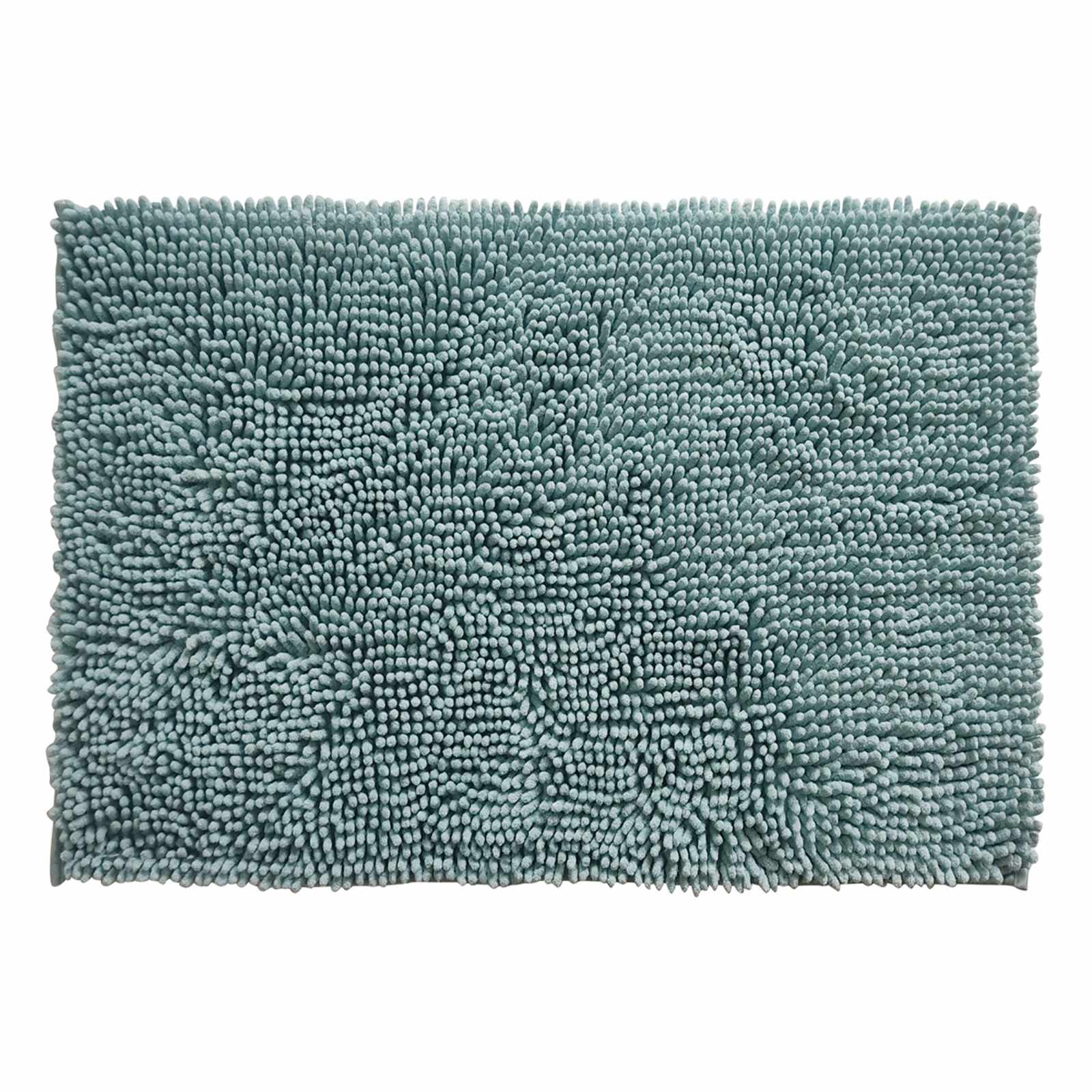 Essential Noodle Turquoise Bath Rug, 17x24