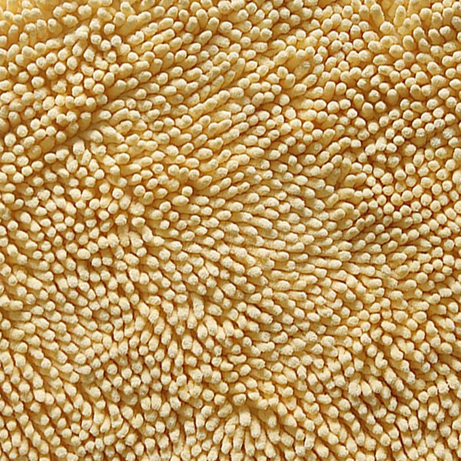 Essential Noodle Yellow Bath Rug, 20x34