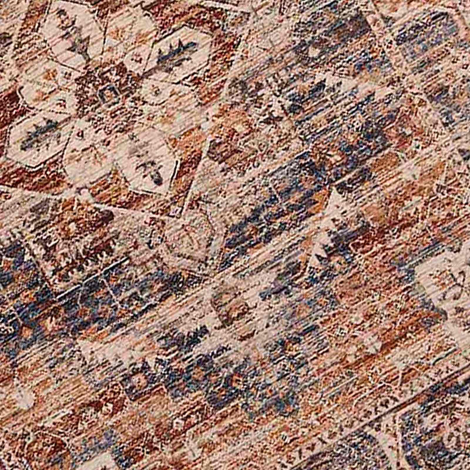 Halton Slate & Rust Distressed Look Area Rug 8x10 | Home Decor | At Home