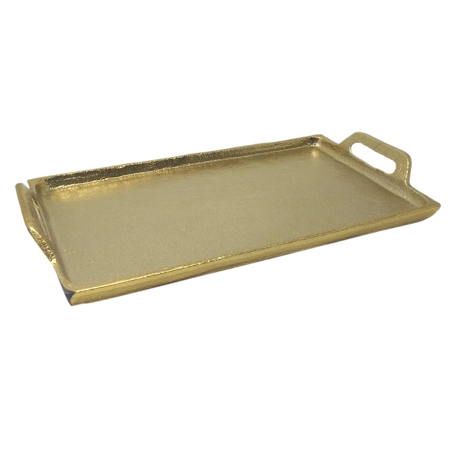 Antique Gold Rectangular Tray, Large