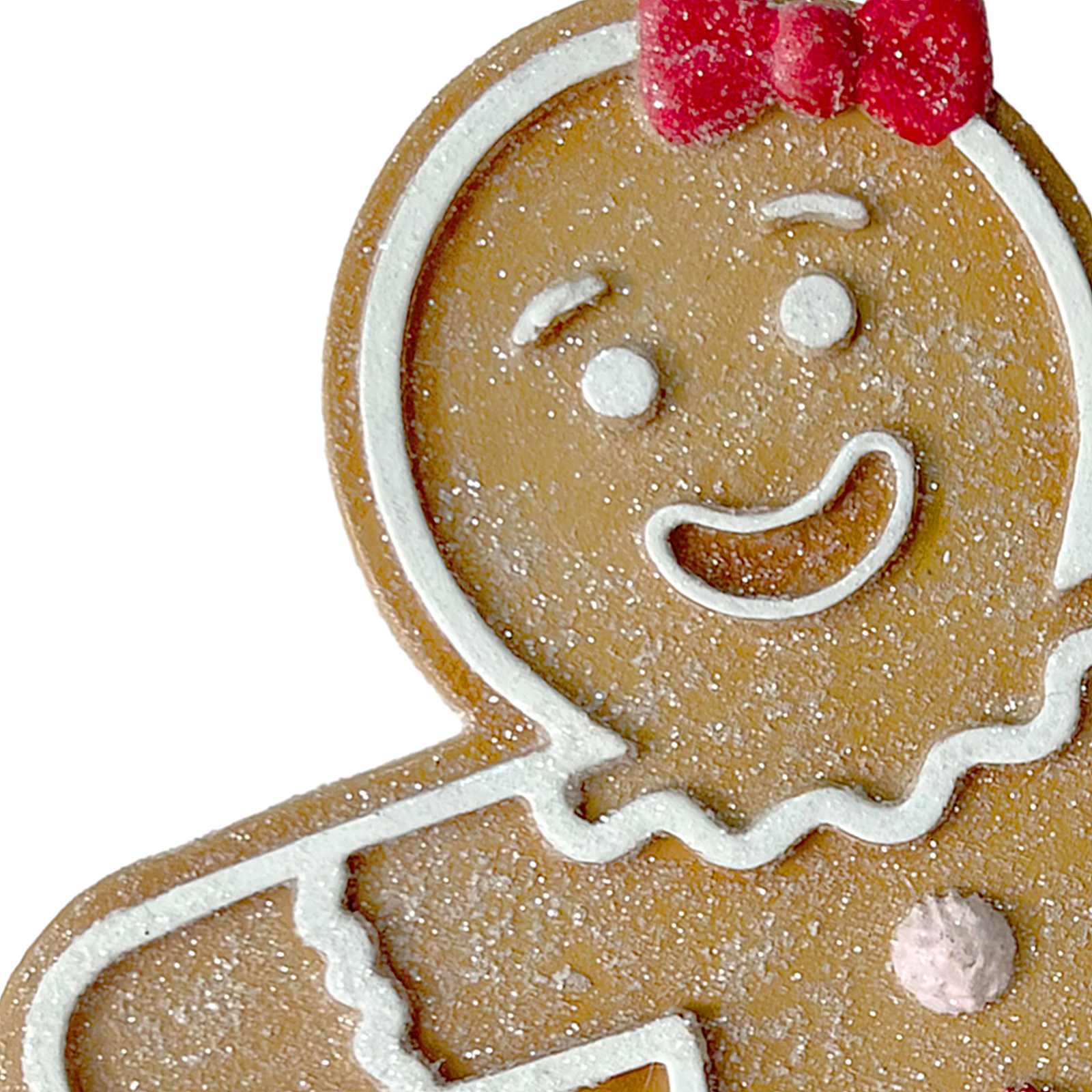 Gingerbread Girl Wall Decor 9in | Gingerbread Lane | At Home