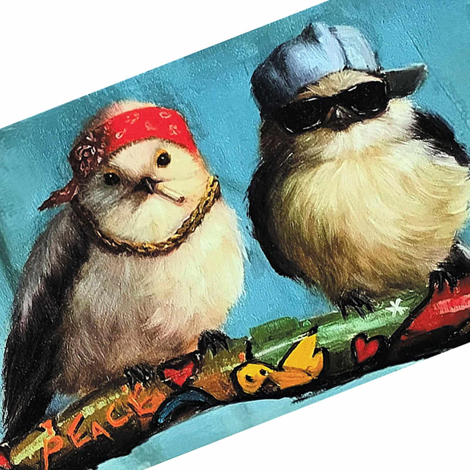 The Big Chick Lineup Canvas Wall Art, 36x12