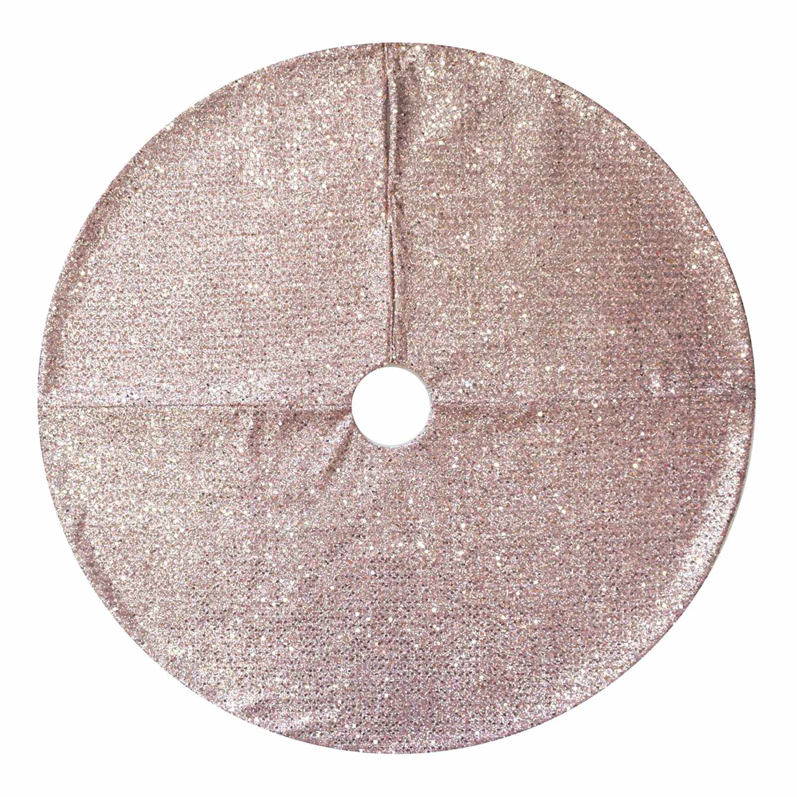Pink Sequin Tree Skirt 48in | Glam Holiday Decor | At Home