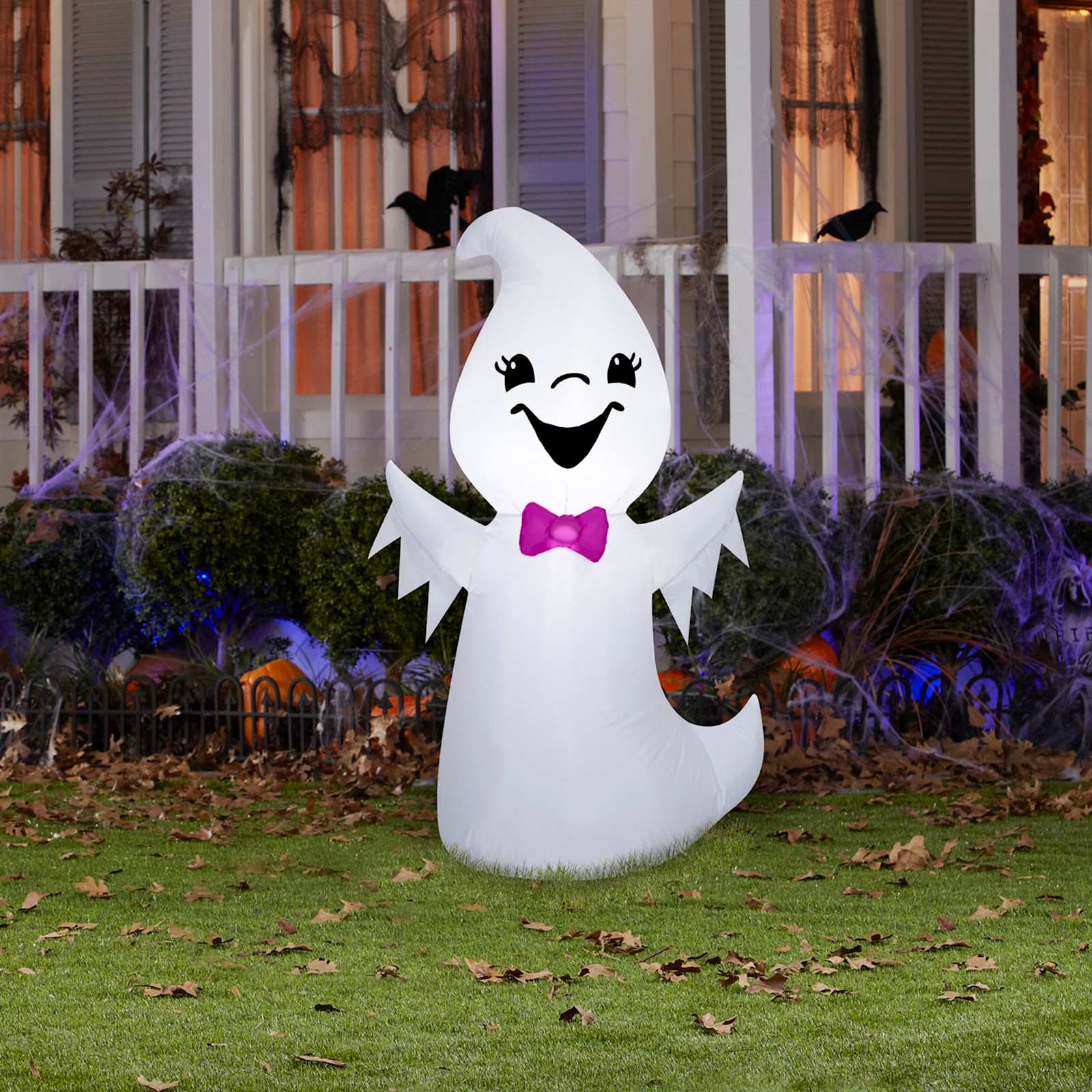 Inflatable Happy Ghost 4ft | At Home