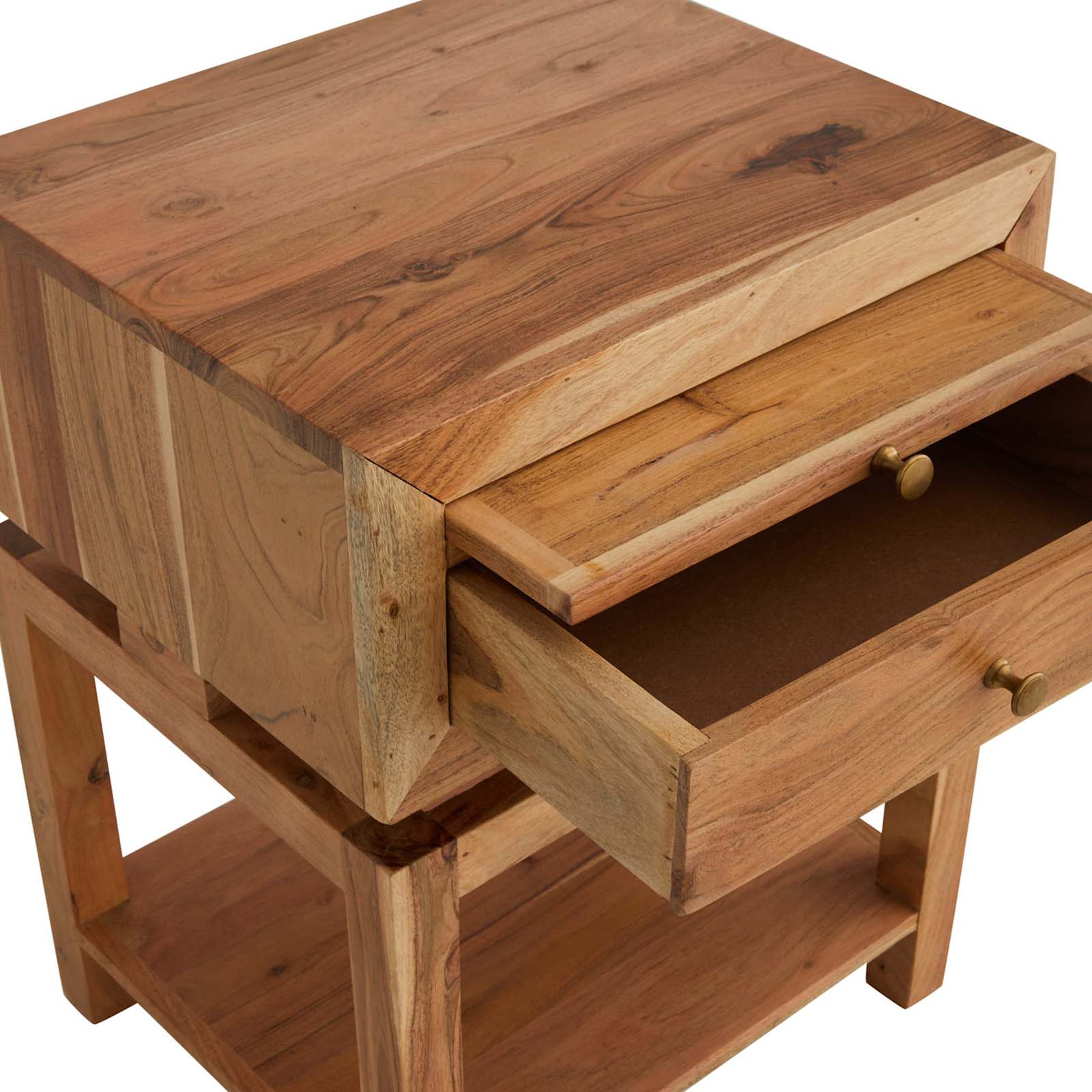 Found & Fable Maddison Wood Side Table | At Home