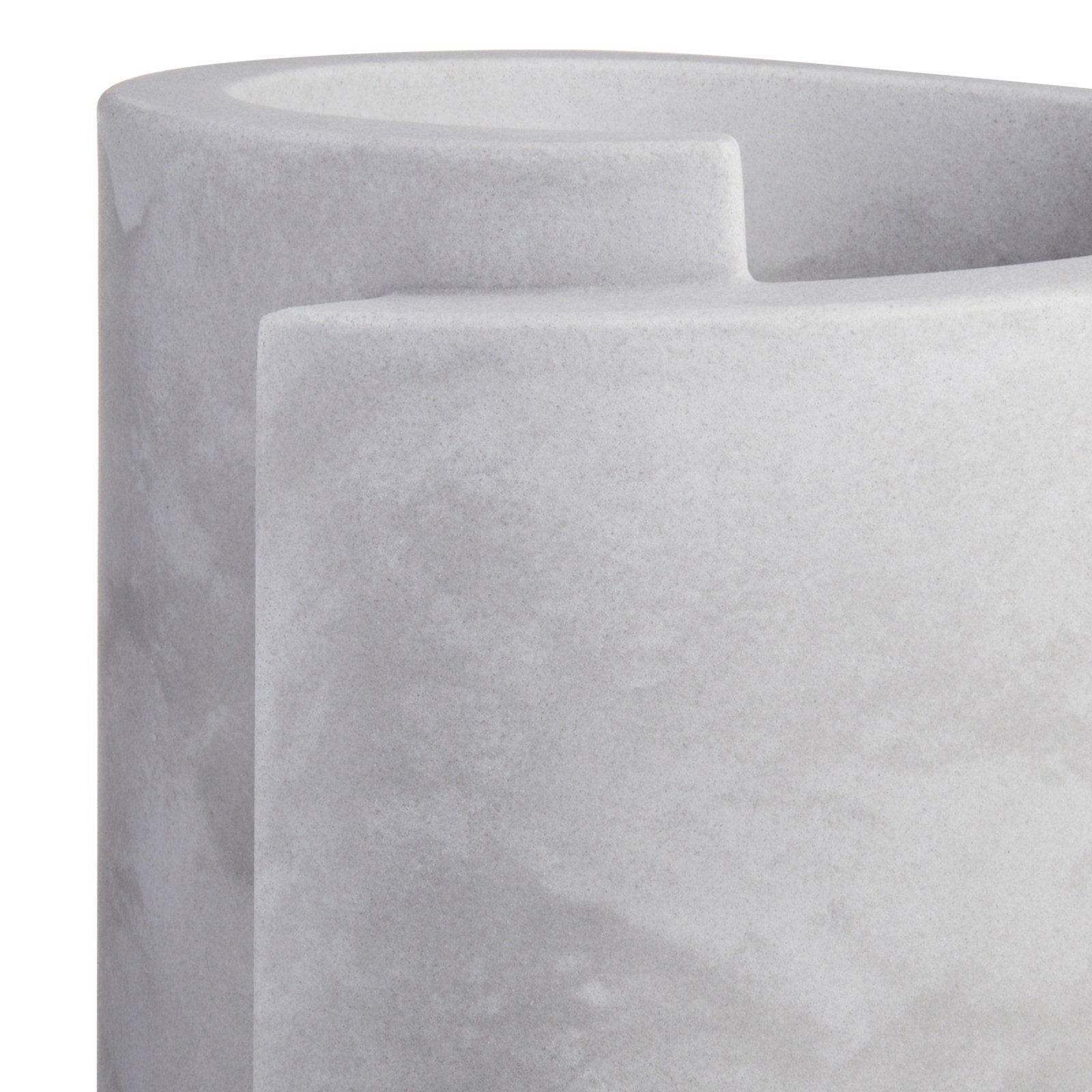 Crosby St. Papyrus Burnt Cement Outdoor Planter, Large | At Home