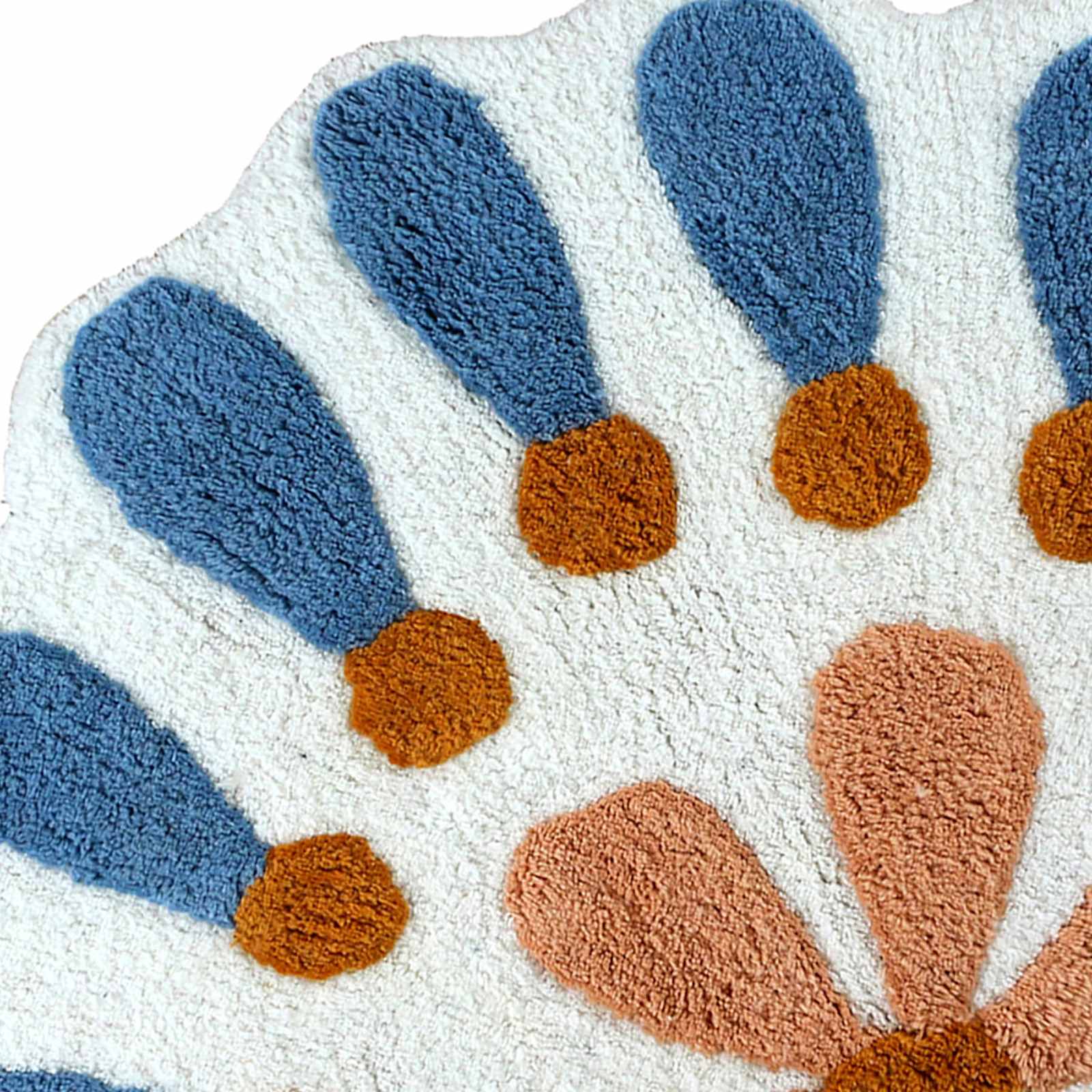 Tufted Blue Arch Bath Rug | At Home