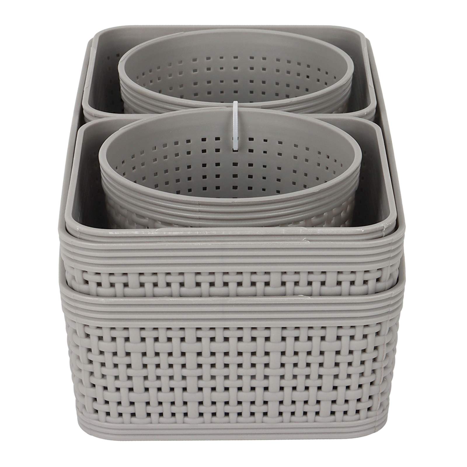 6-Piece Organizing Set Grey | At Home